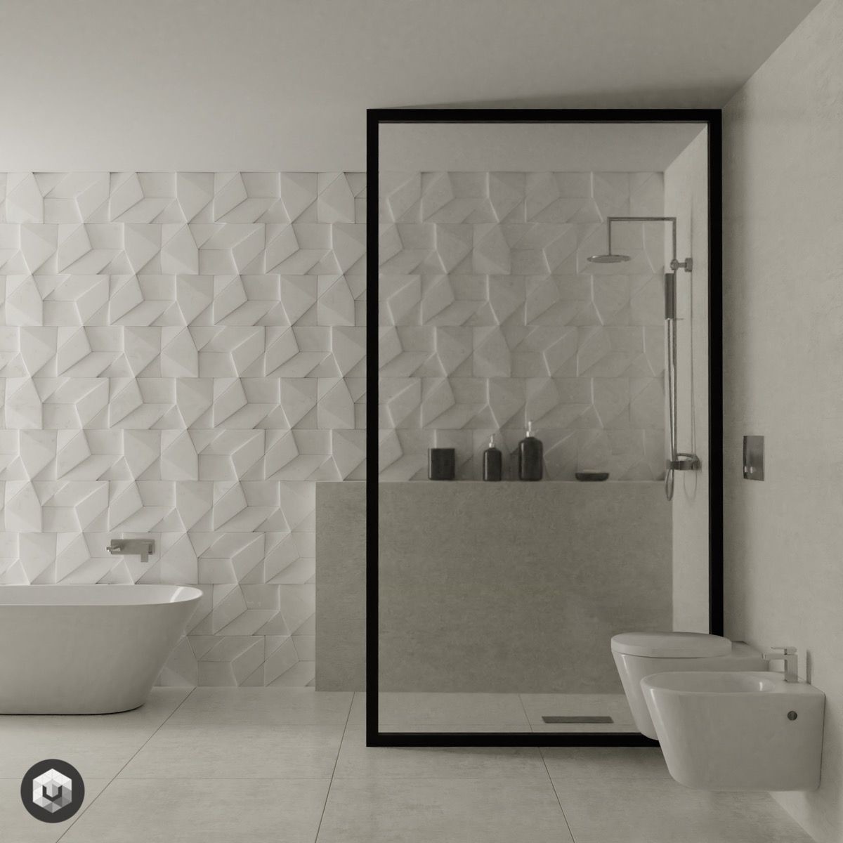 ArtStation - Minimal Shower Design