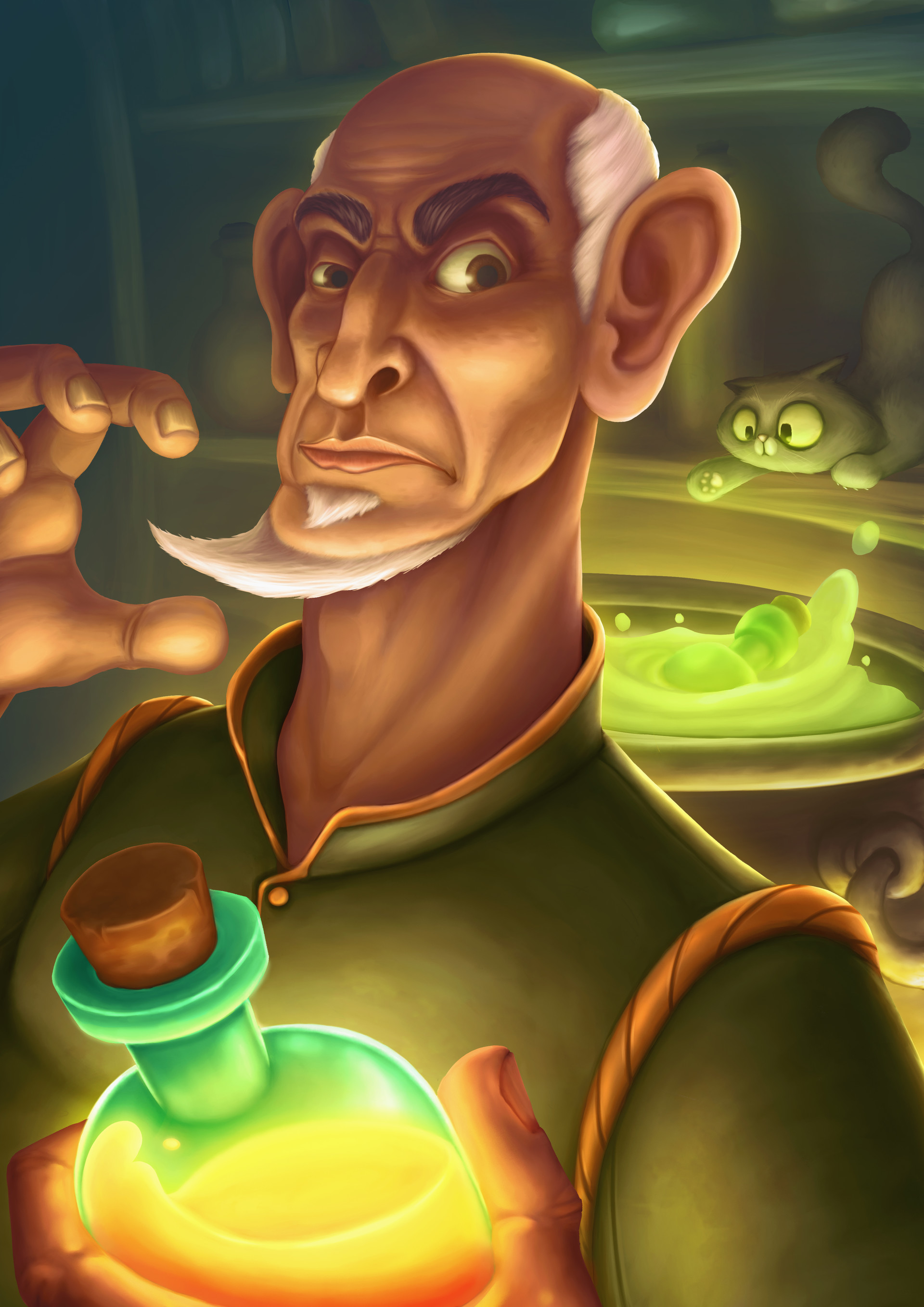 ArtStation - Mage&Cat