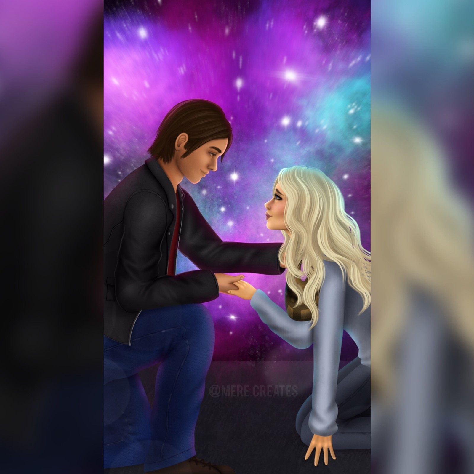 Meredith Anne - Falling For Falconer Art Scene 1