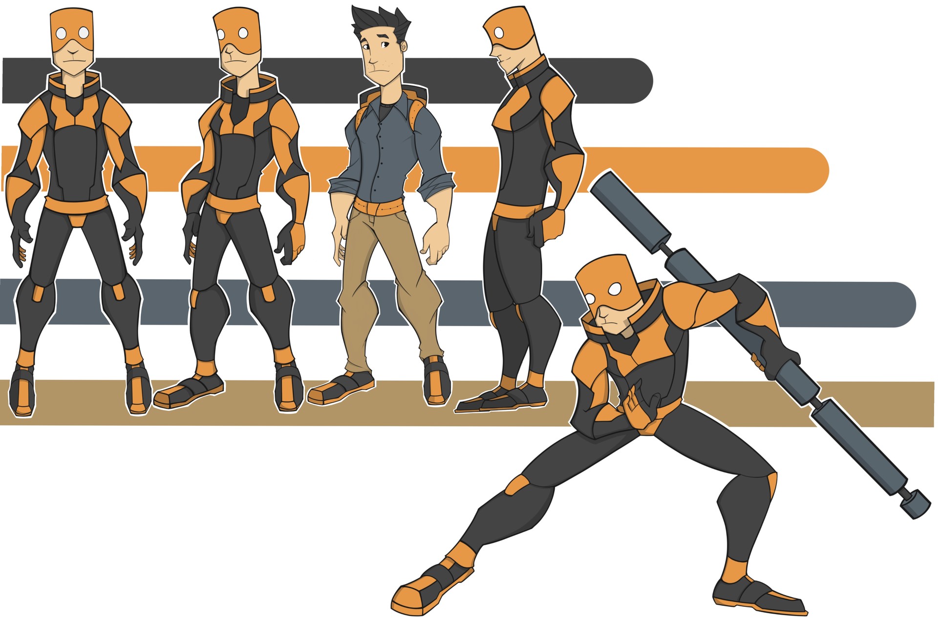 ArtStation - Character Design Turn around