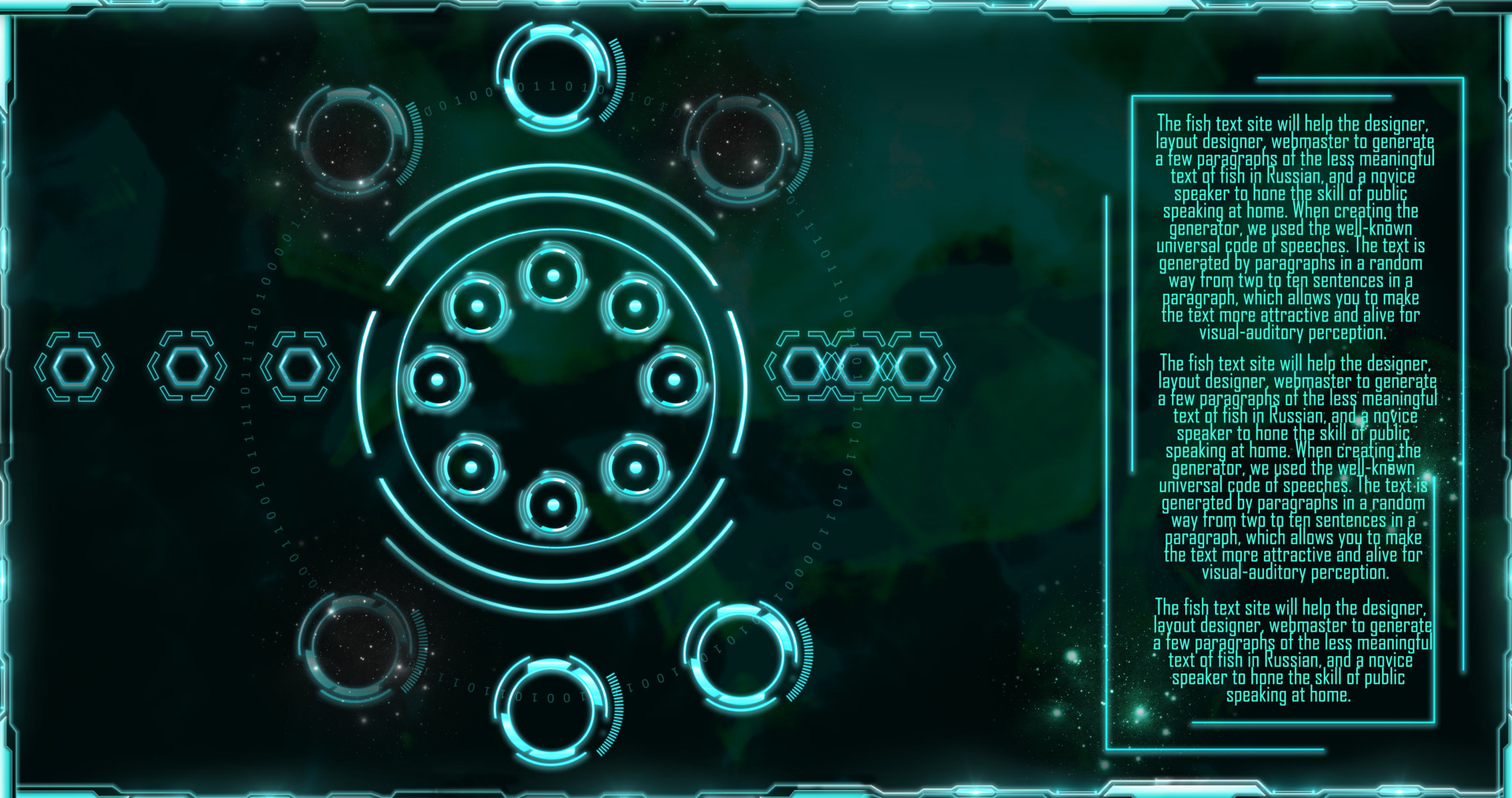 ArtStation - Skill tree Sci-fi UI