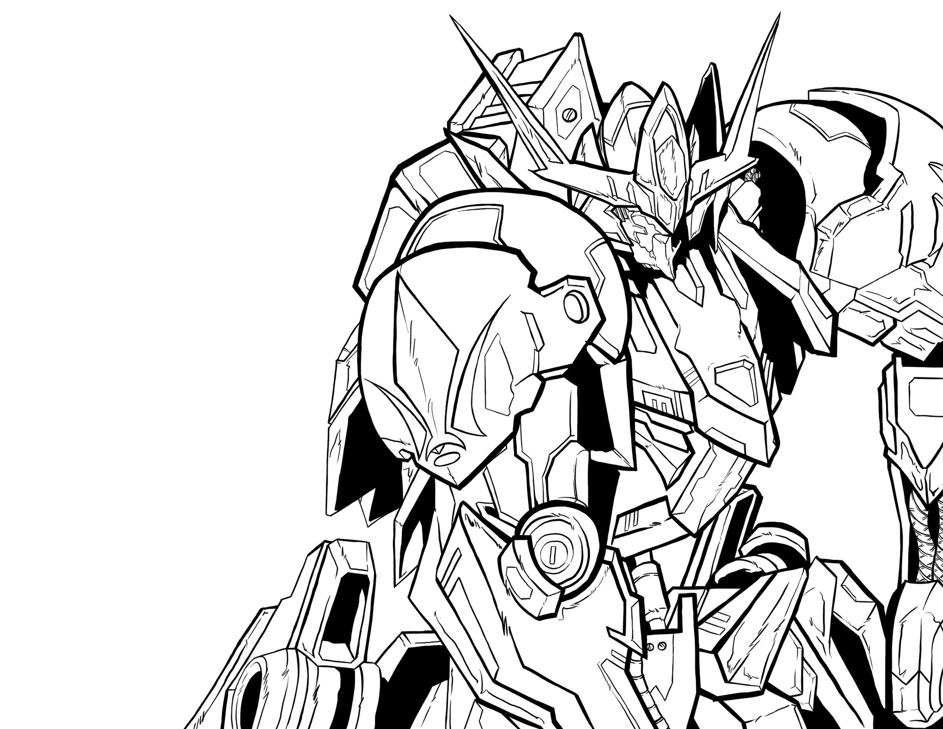 gundam barbatos coloring pages