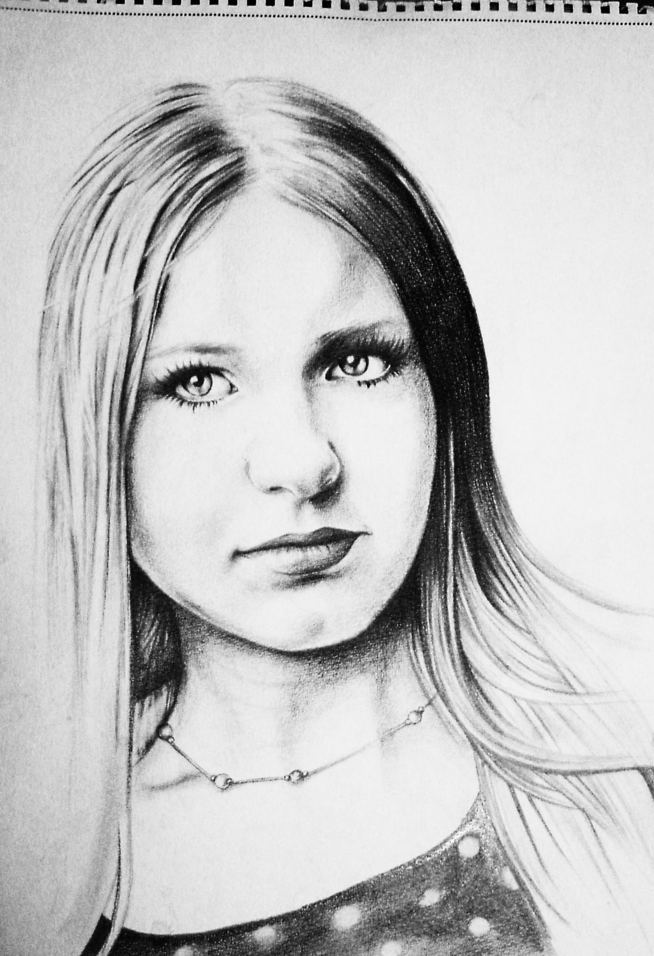 ArtStation - classic pencil portrait art