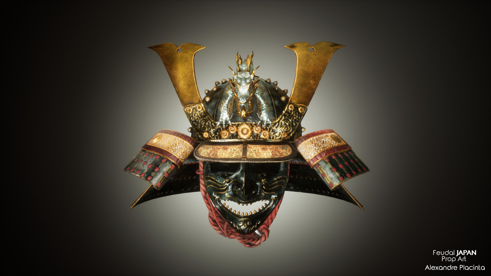 ArtStation - Feudal Japan Challenge Submission : Samurai Kabuto