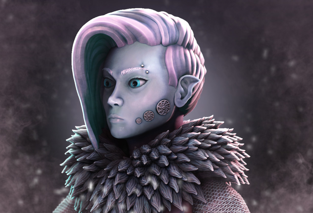 ArtStation - Character for "White the Game", Dawid Piskorski