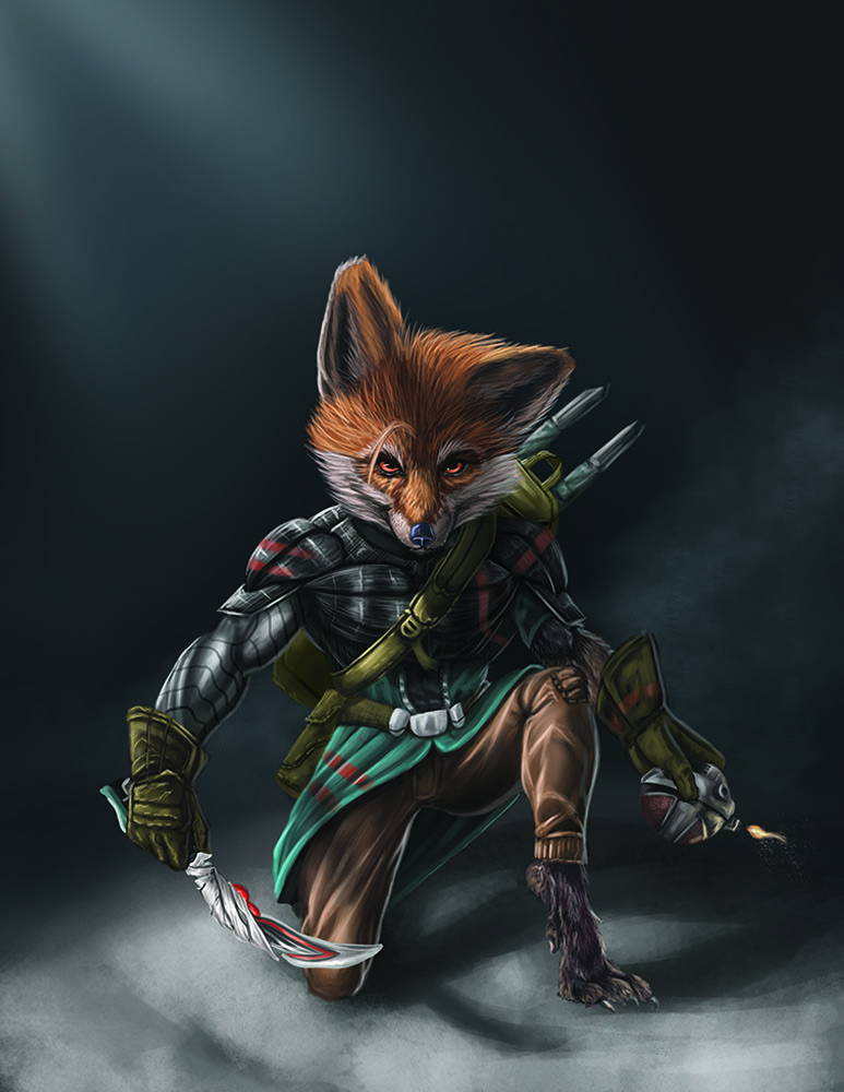 ArtStation - Flint the Fox