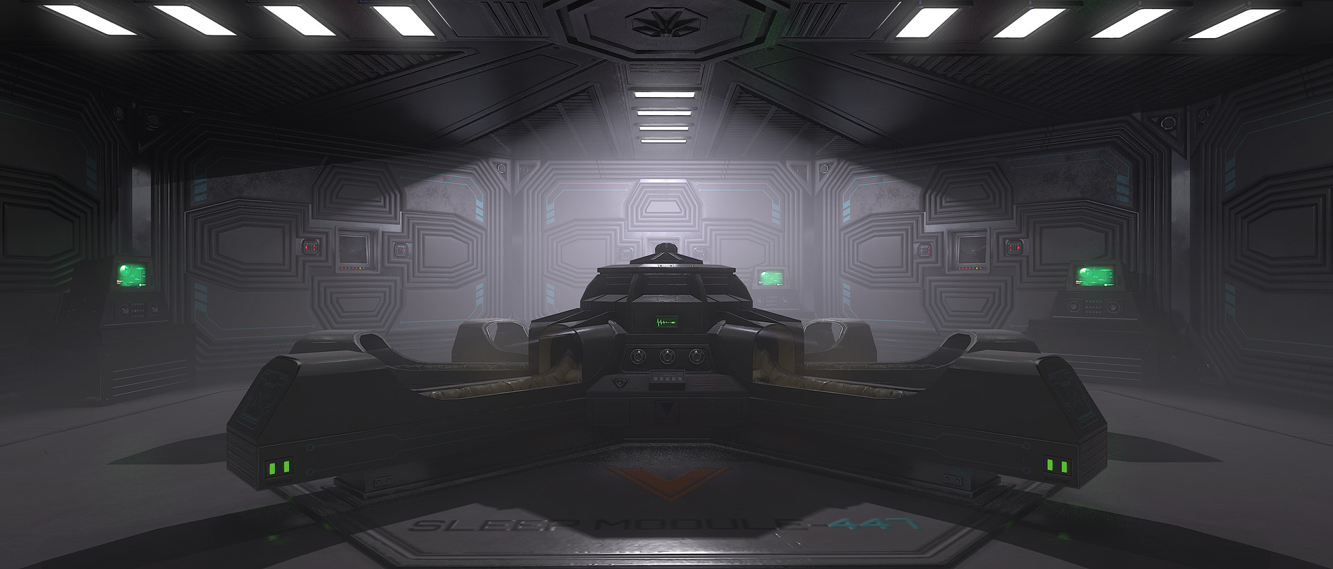 ArtStation - Sleep chamber