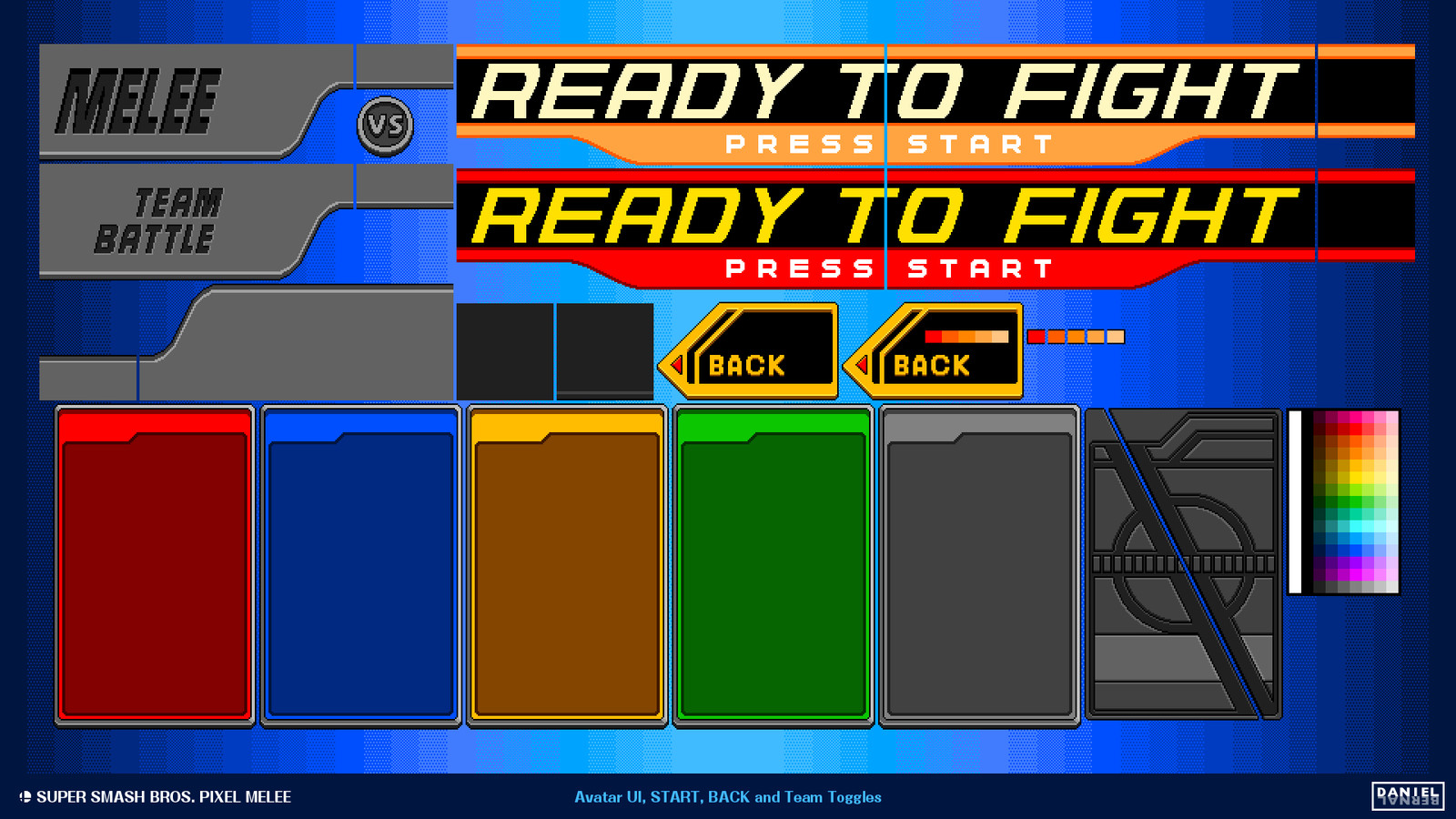 Daniel Bernal - PIXEL MELEE UI ASSETS