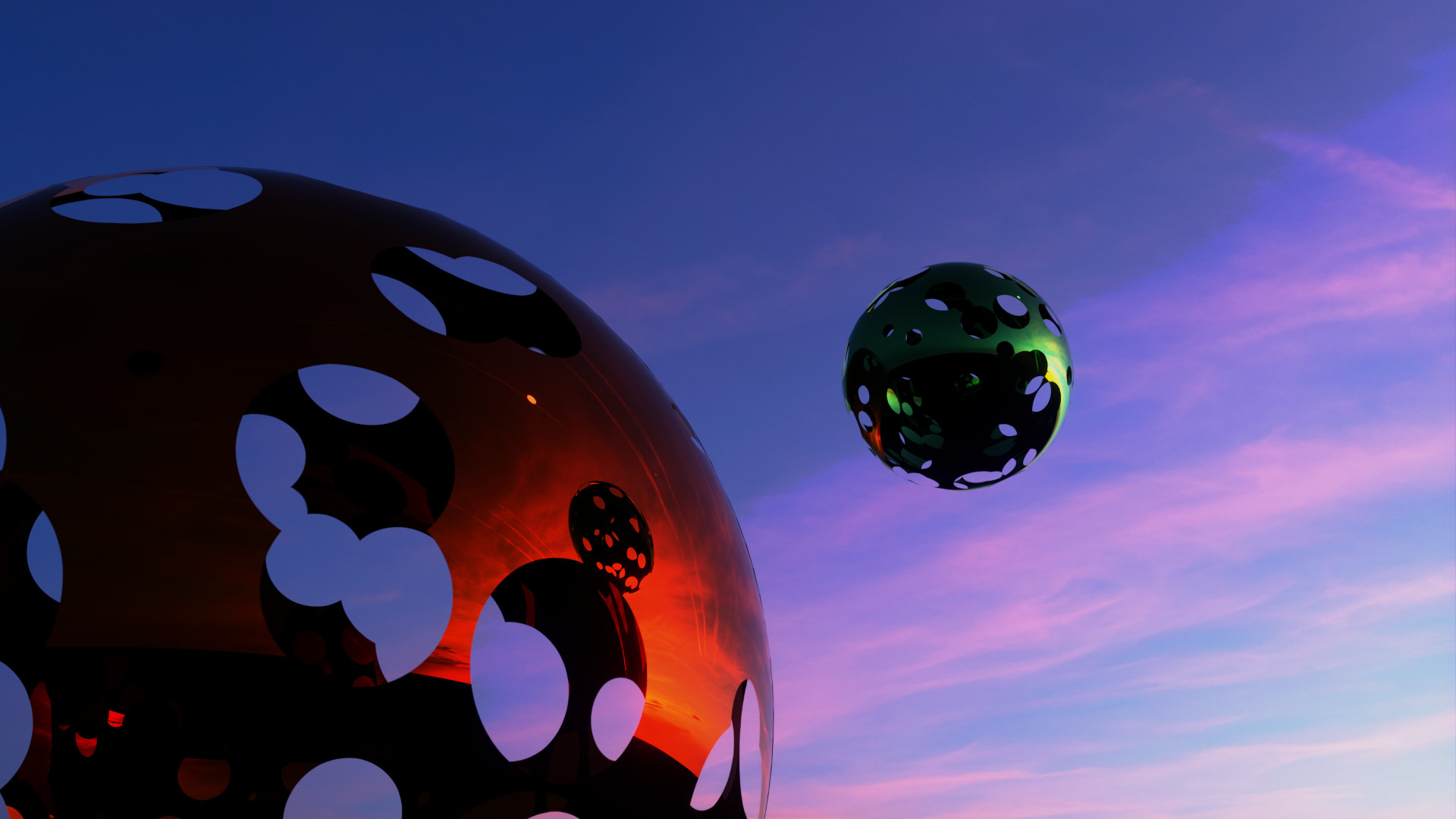 ArtStation - Abstract Spheres