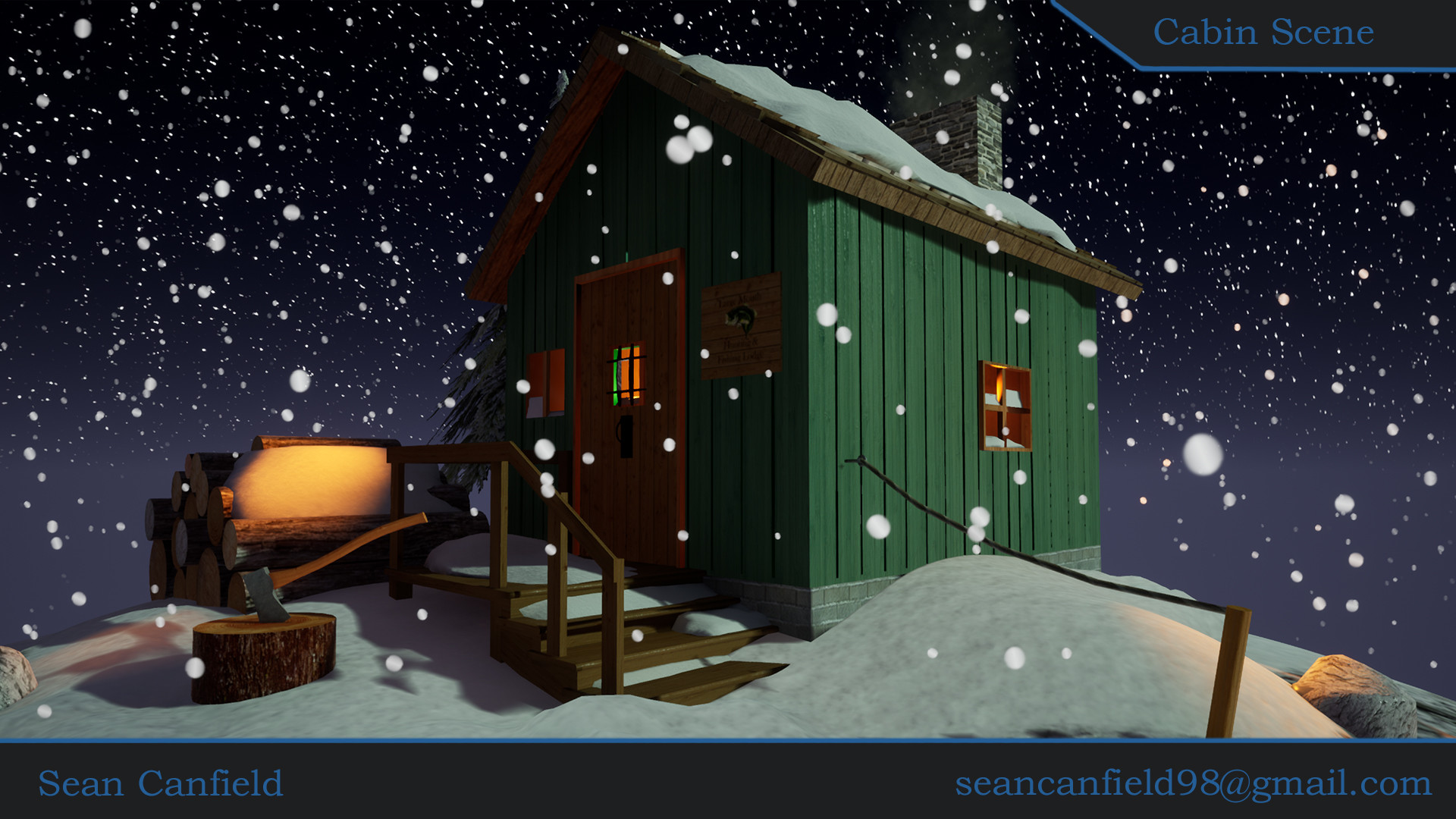 ArtStation - Cabin Scene