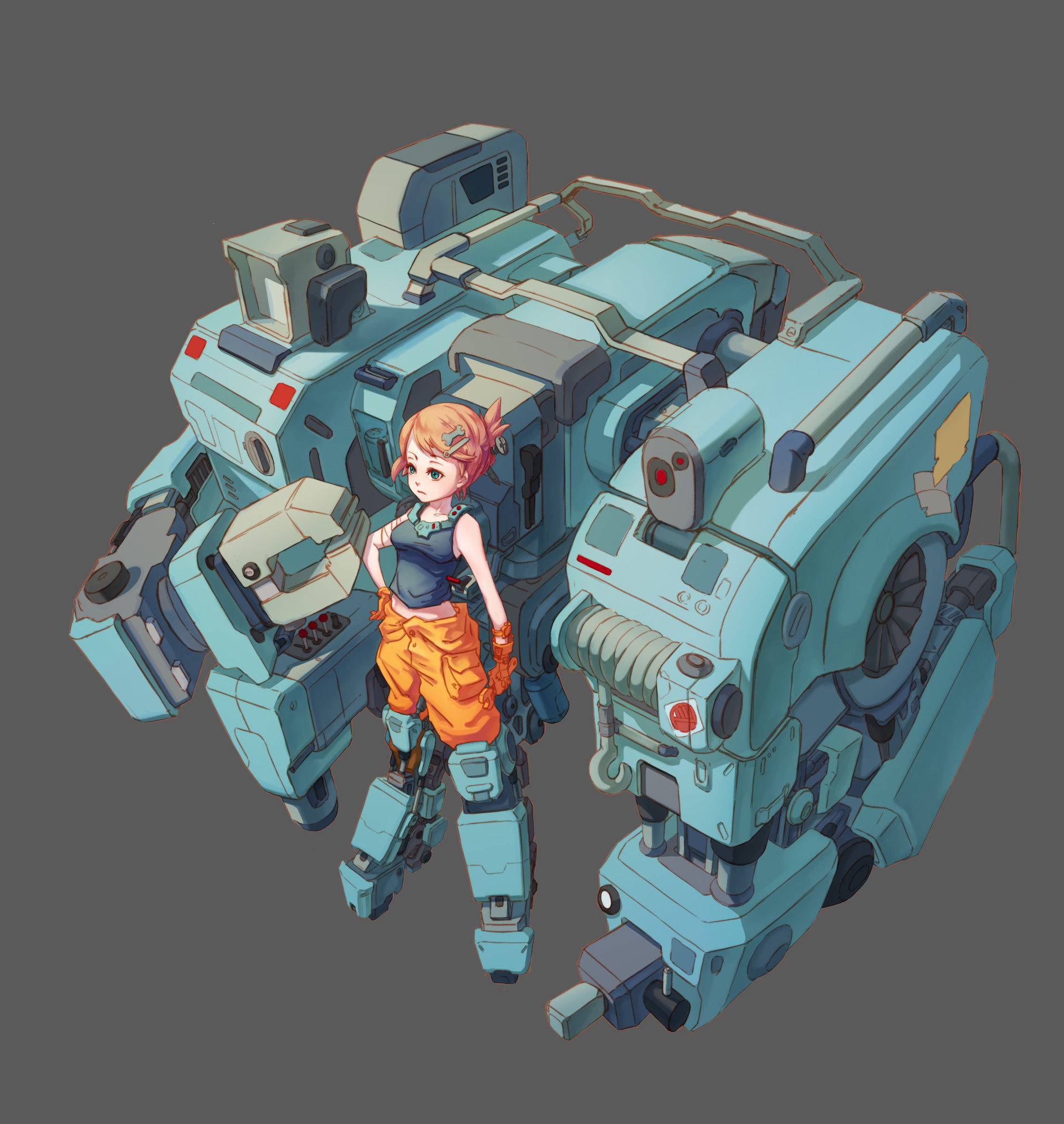 ArtStation - Mechanic girl