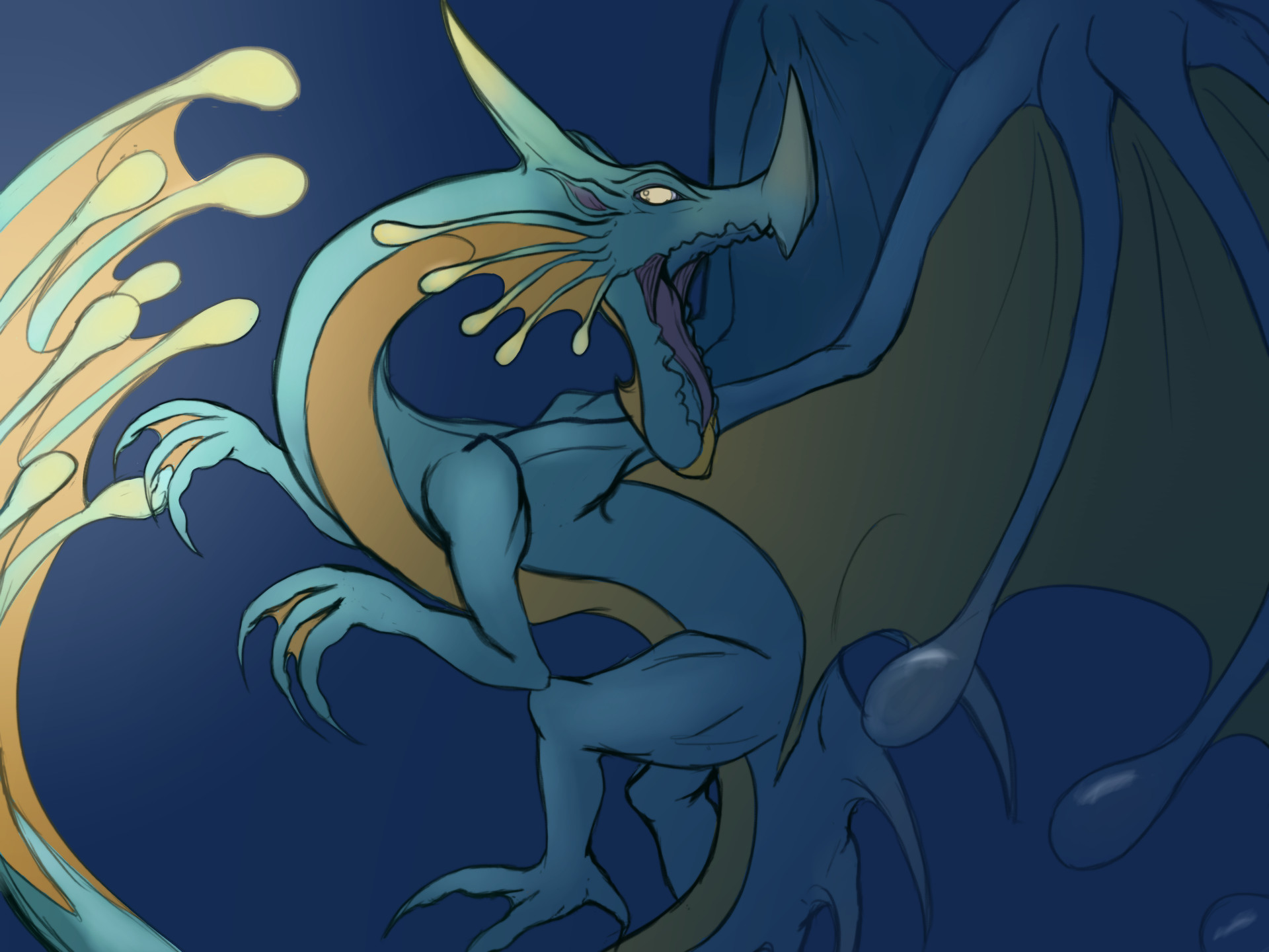 Water Elemental Dragon