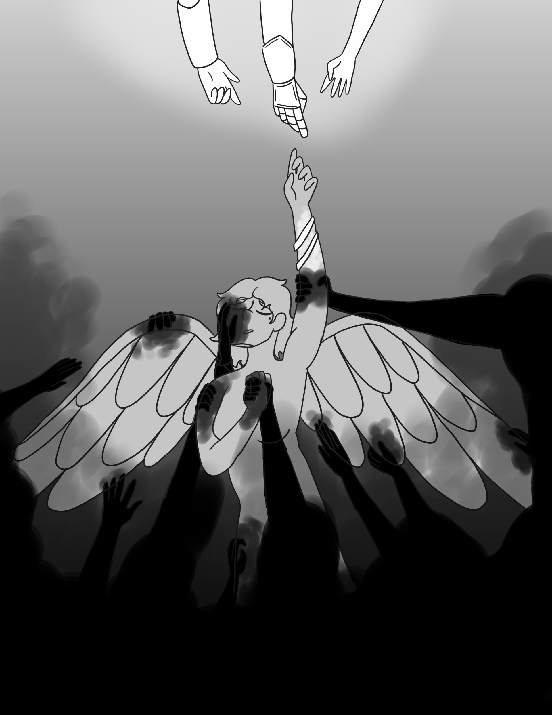 ArtStation - The Call of Heaven and the Pull of Hell