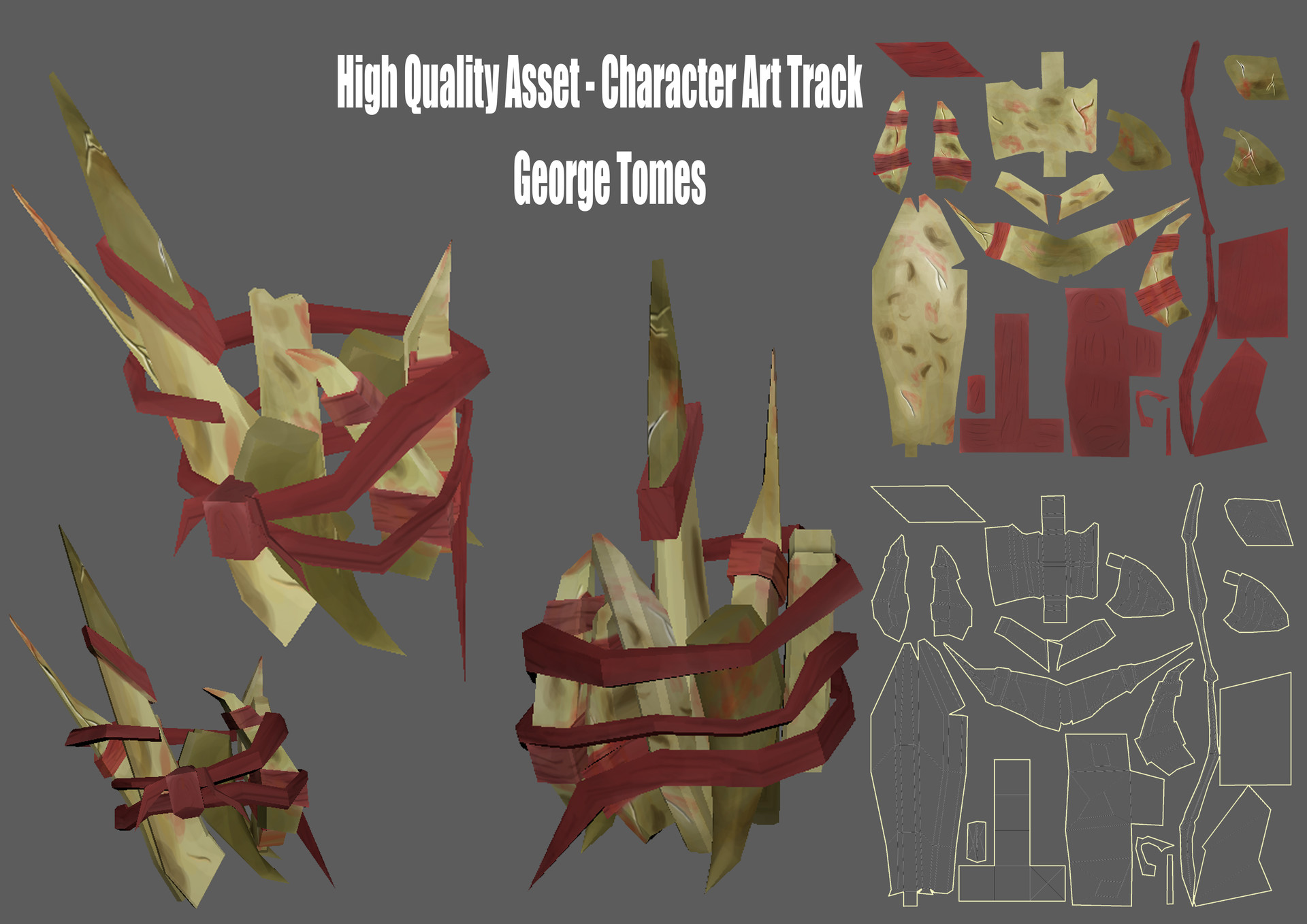 ArtStation - 3D Model - Bone Gauntlet