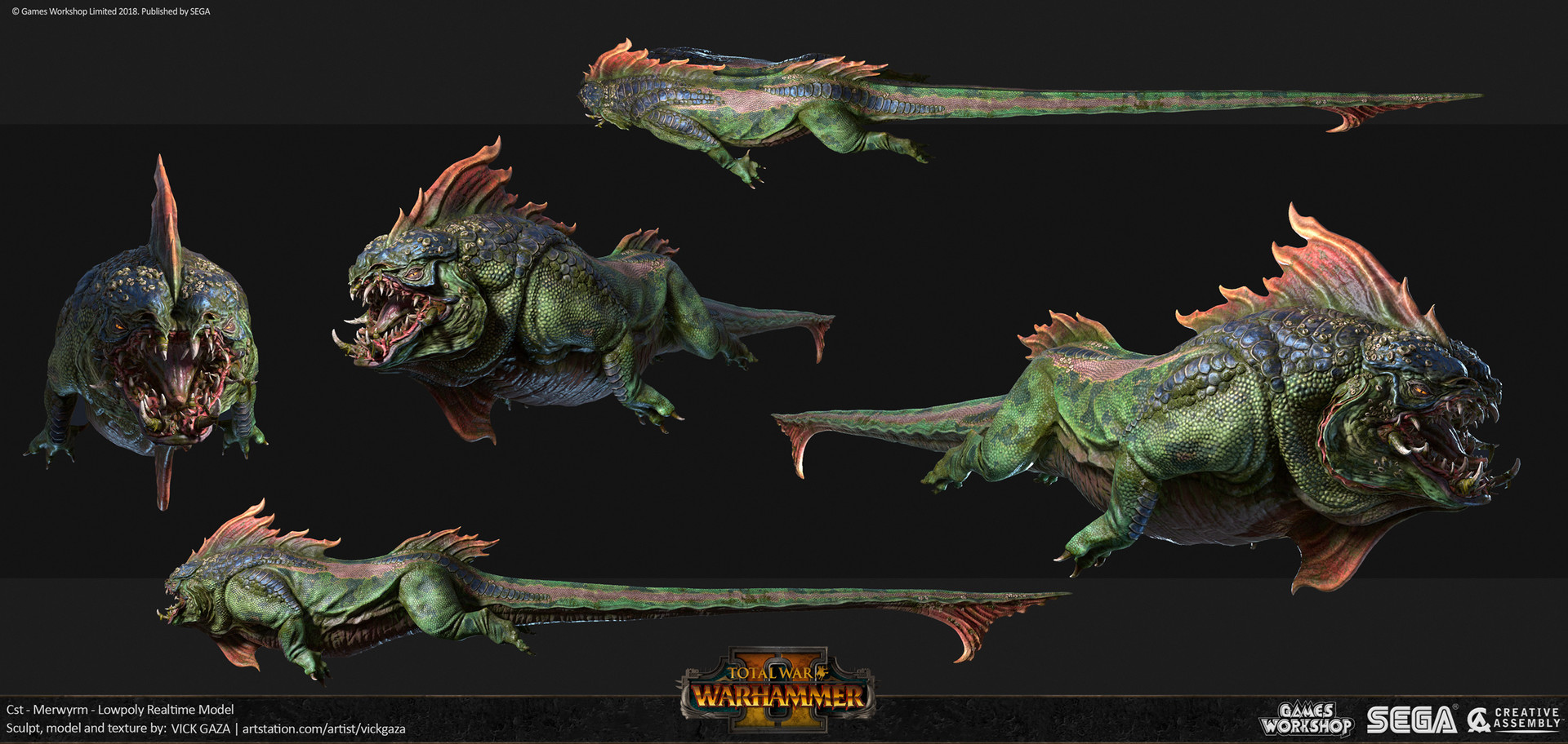 Creative Assembly - Vampire Coast - Merwyrm