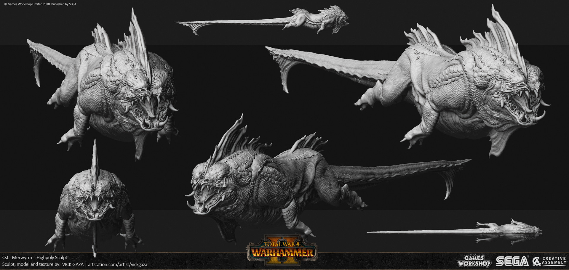 Creative Assembly - Vampire Coast - Merwyrm