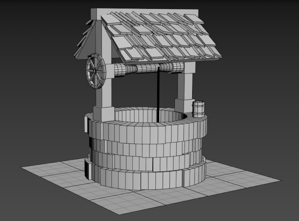 ArtStation - 3Ds Max Water Well
