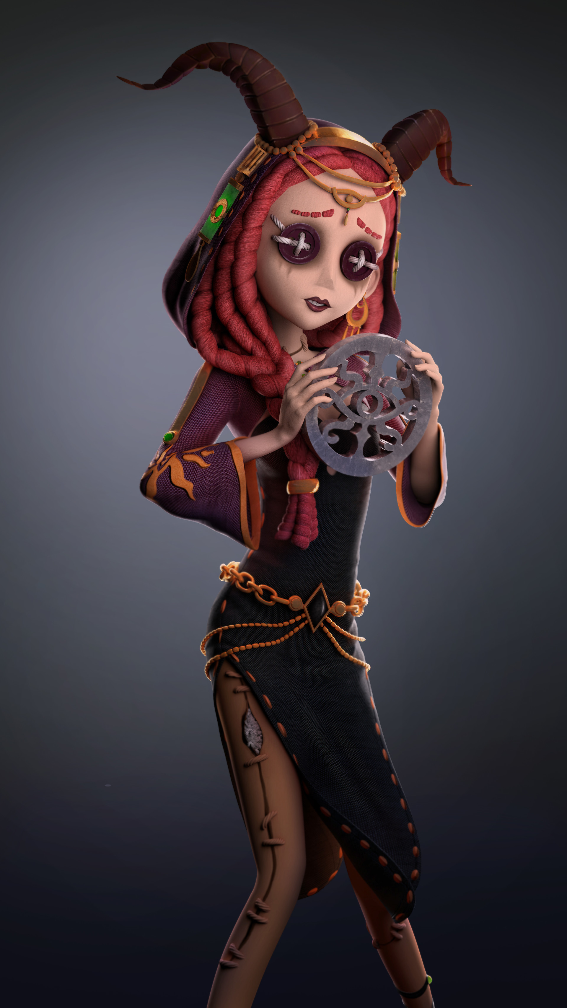 ArtStation - The fifth character sacrifice of the game character