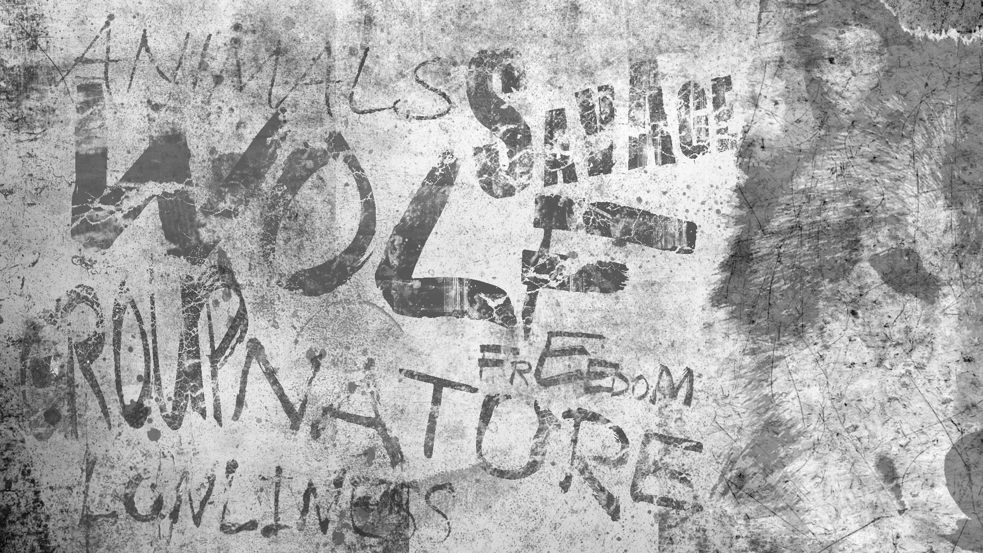 ArtStation - Grunge Wolf