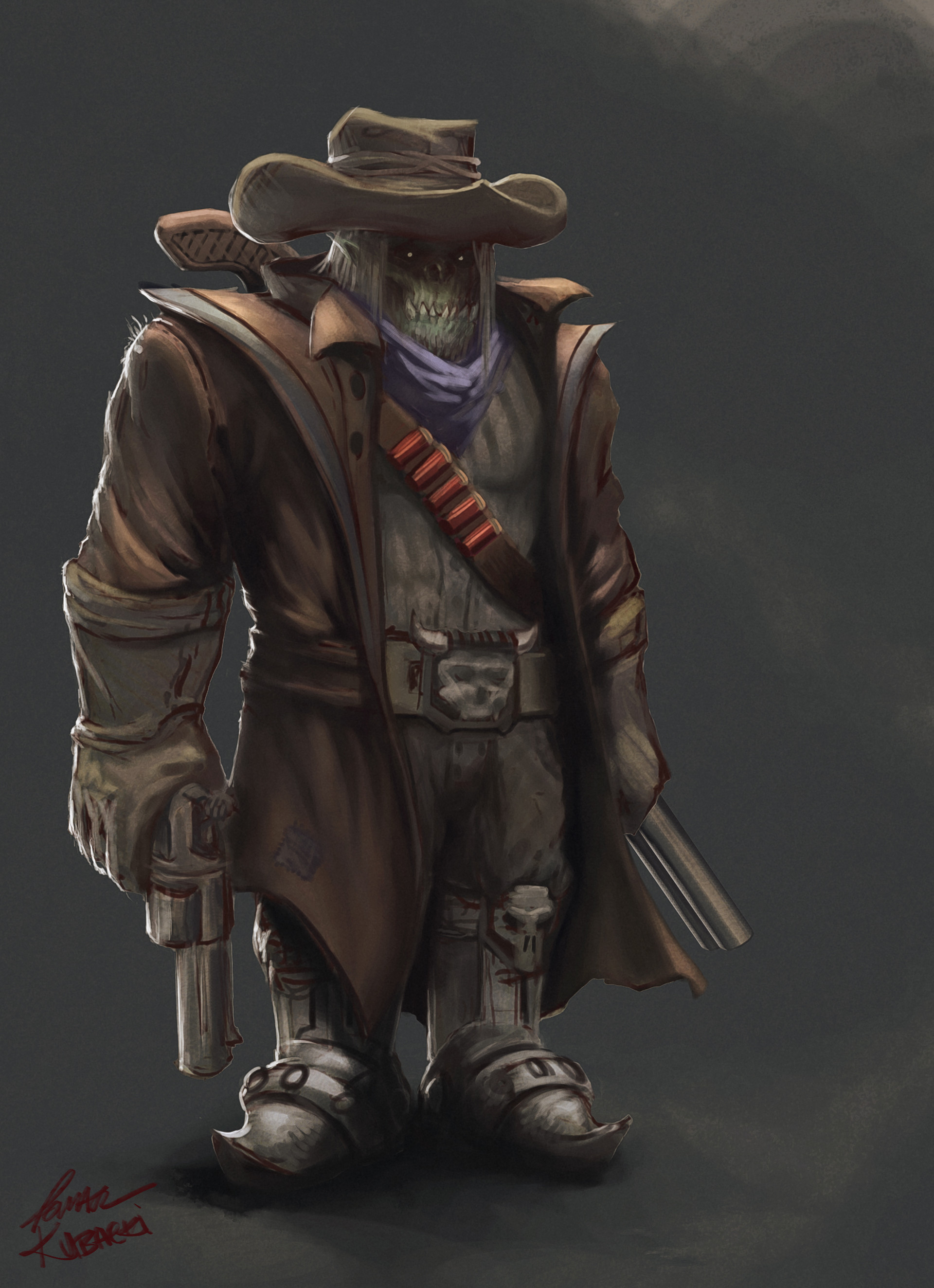 ArtStation - Orc Cowboy
