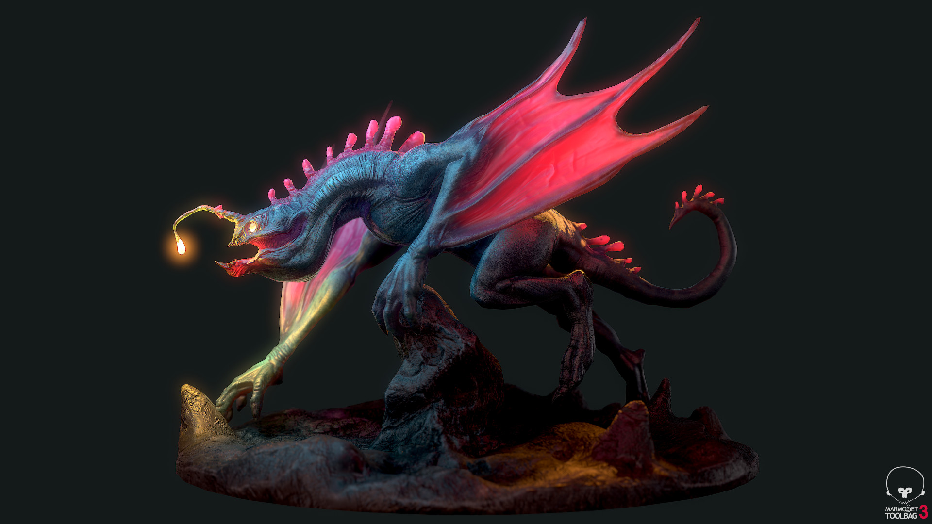 ArtStation - Dragon of the Depths 3D