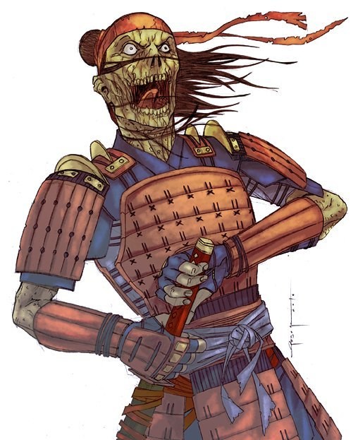 ArtStation - Undead Samurai Warrior