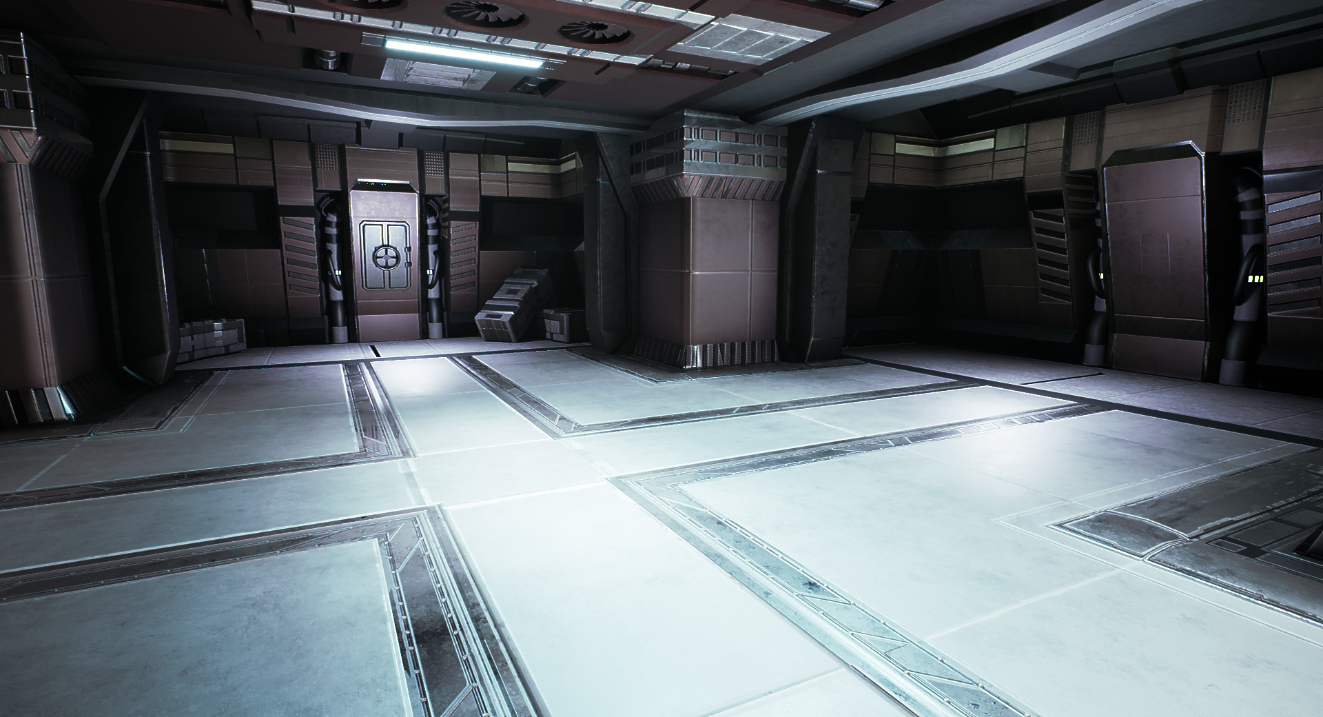 Lewis Seed - Mass Effect Sci-fi Hallway