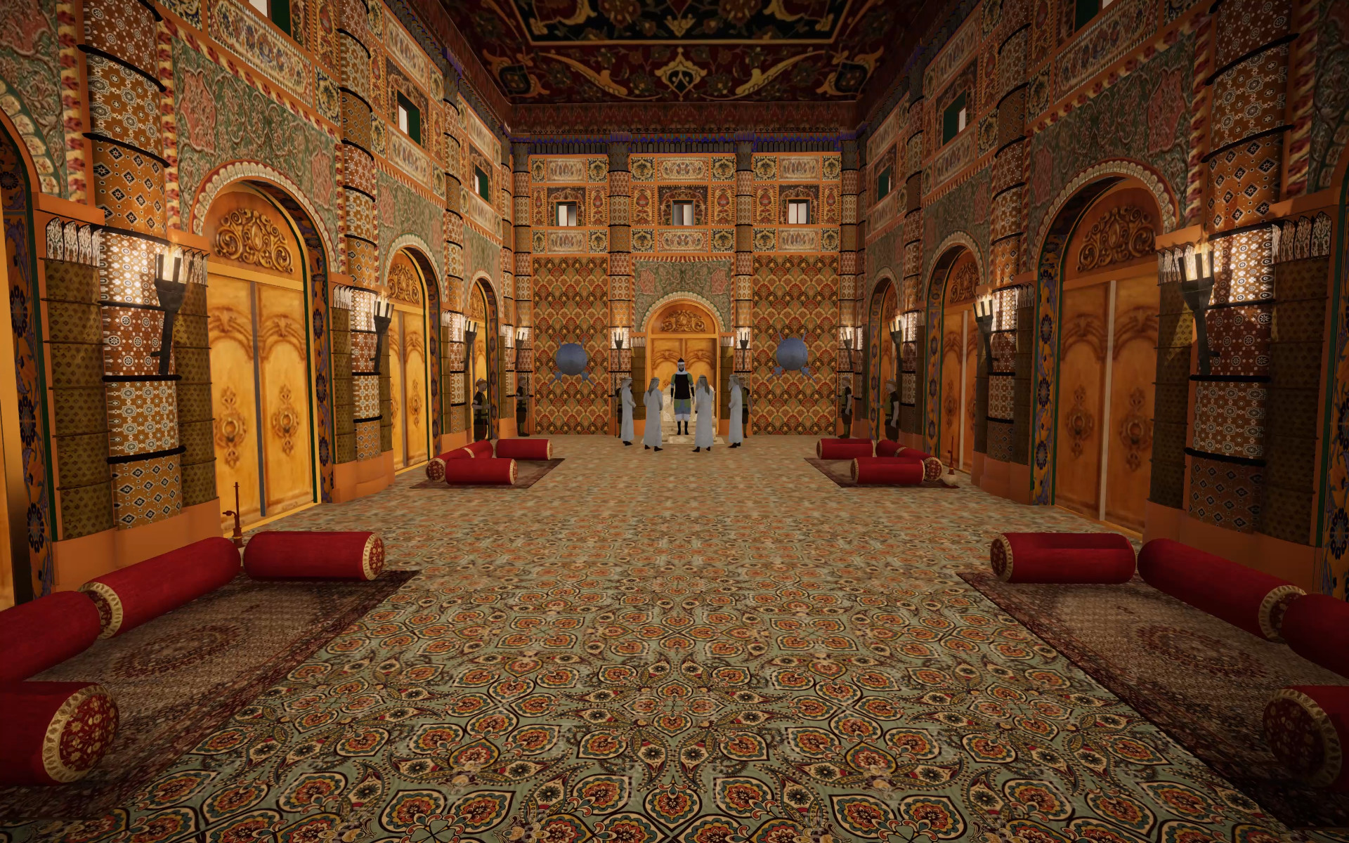 arabic palace interior