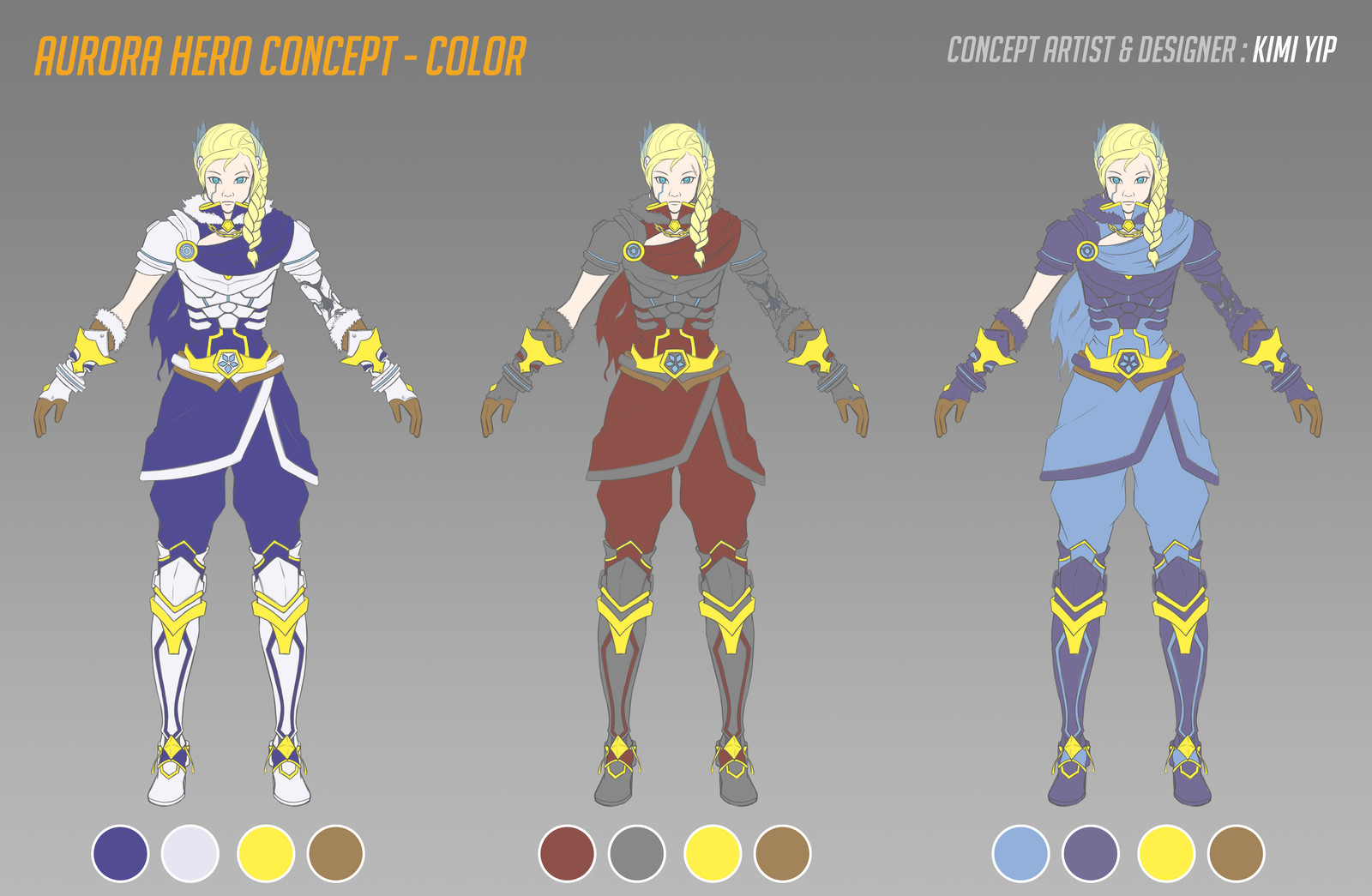 Kimi Yip - Overwatch Character Concept - Aurora