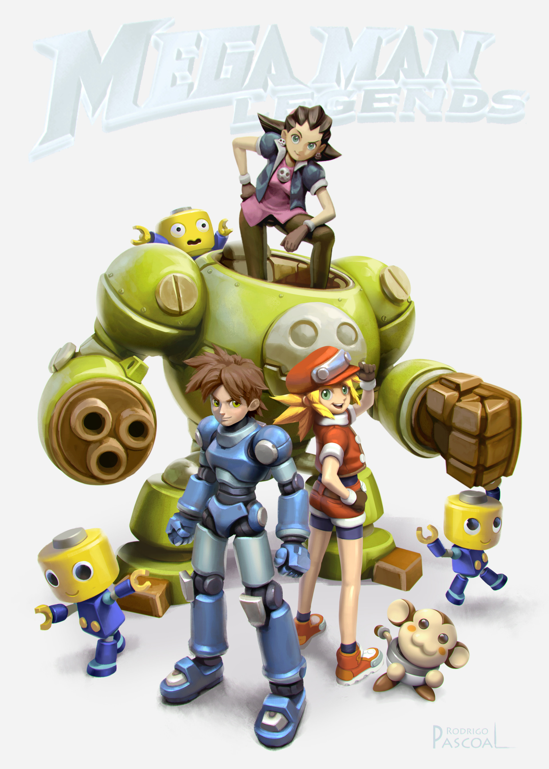 ArtStation - Mega Man Legends, fanart