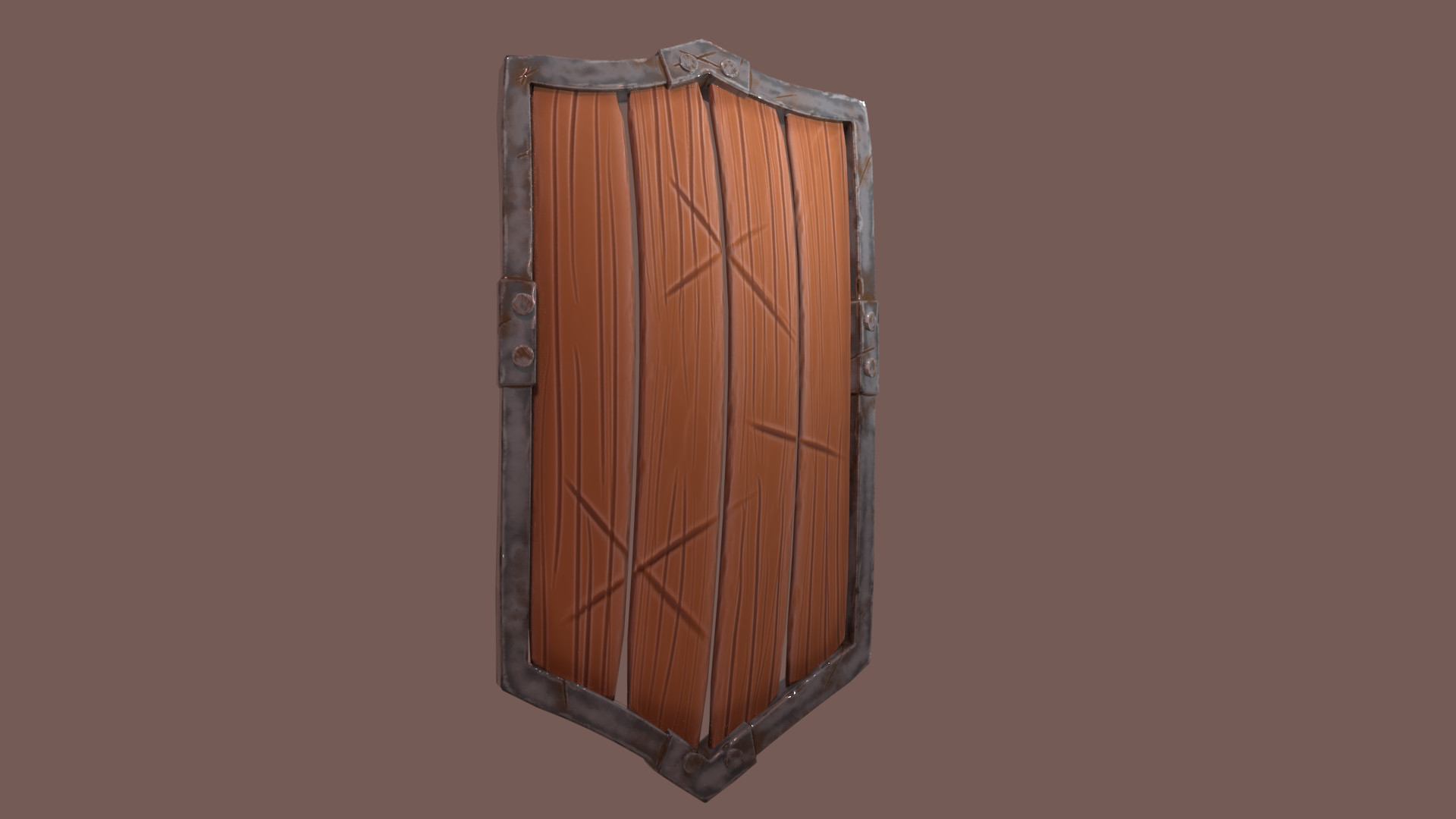 ArtStation - LowPoly Stylized Tower Shield