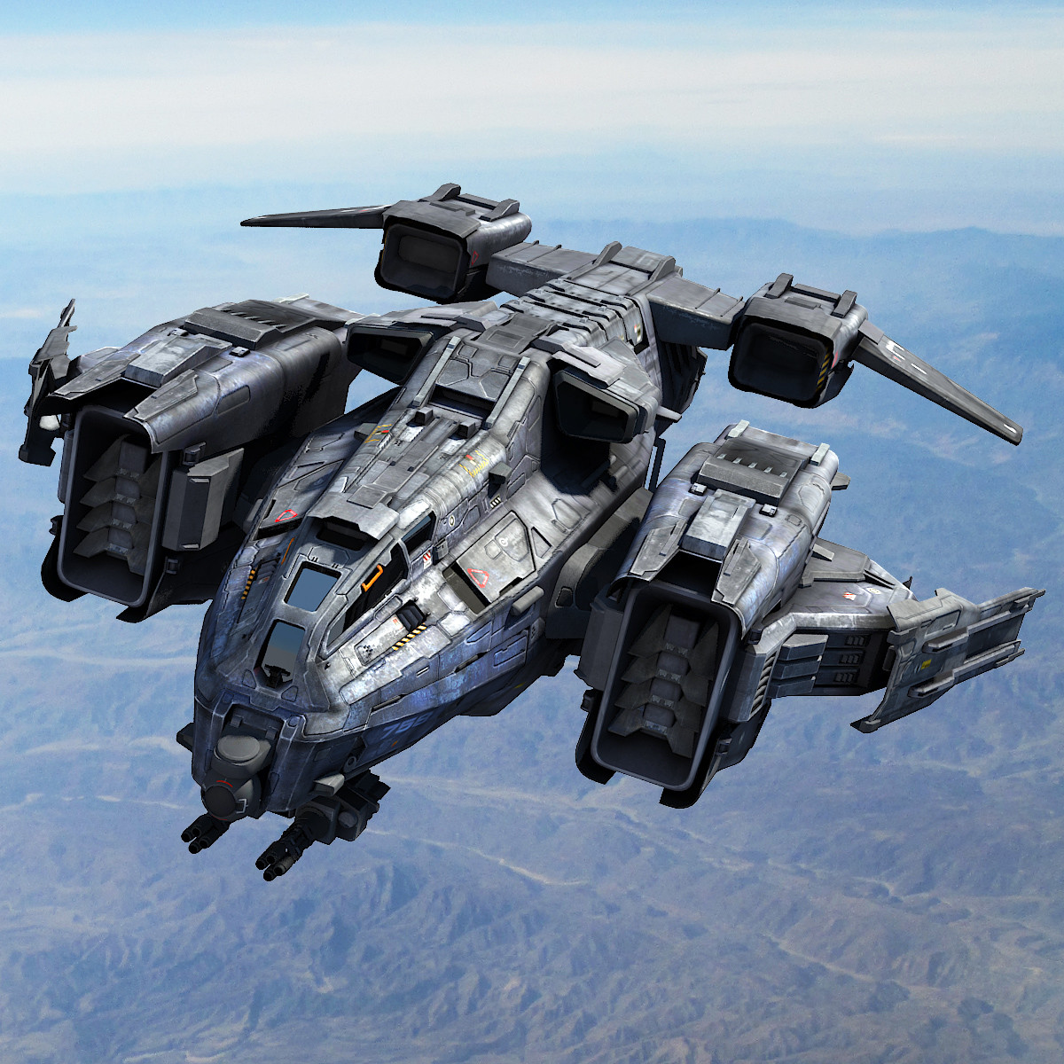 ArtStation - SF Dropship
