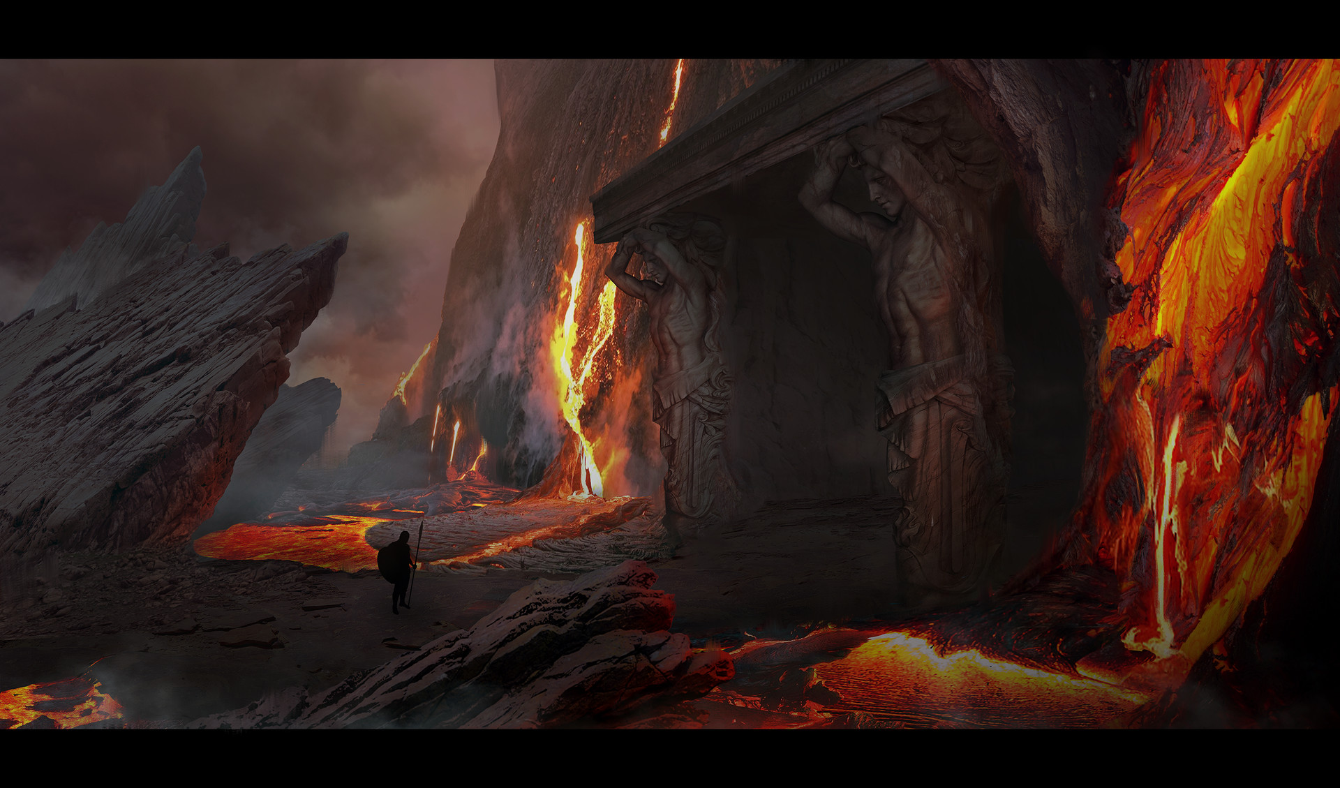 ArtStation - Temple of fire