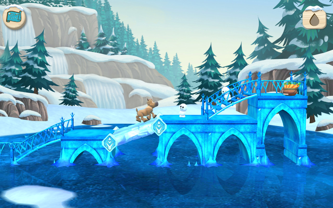 Stuart Rogers - Frozen: Early Science Mobile App level art