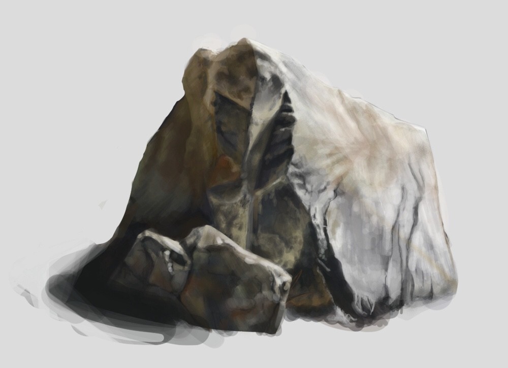 ArtStation - Rock Study