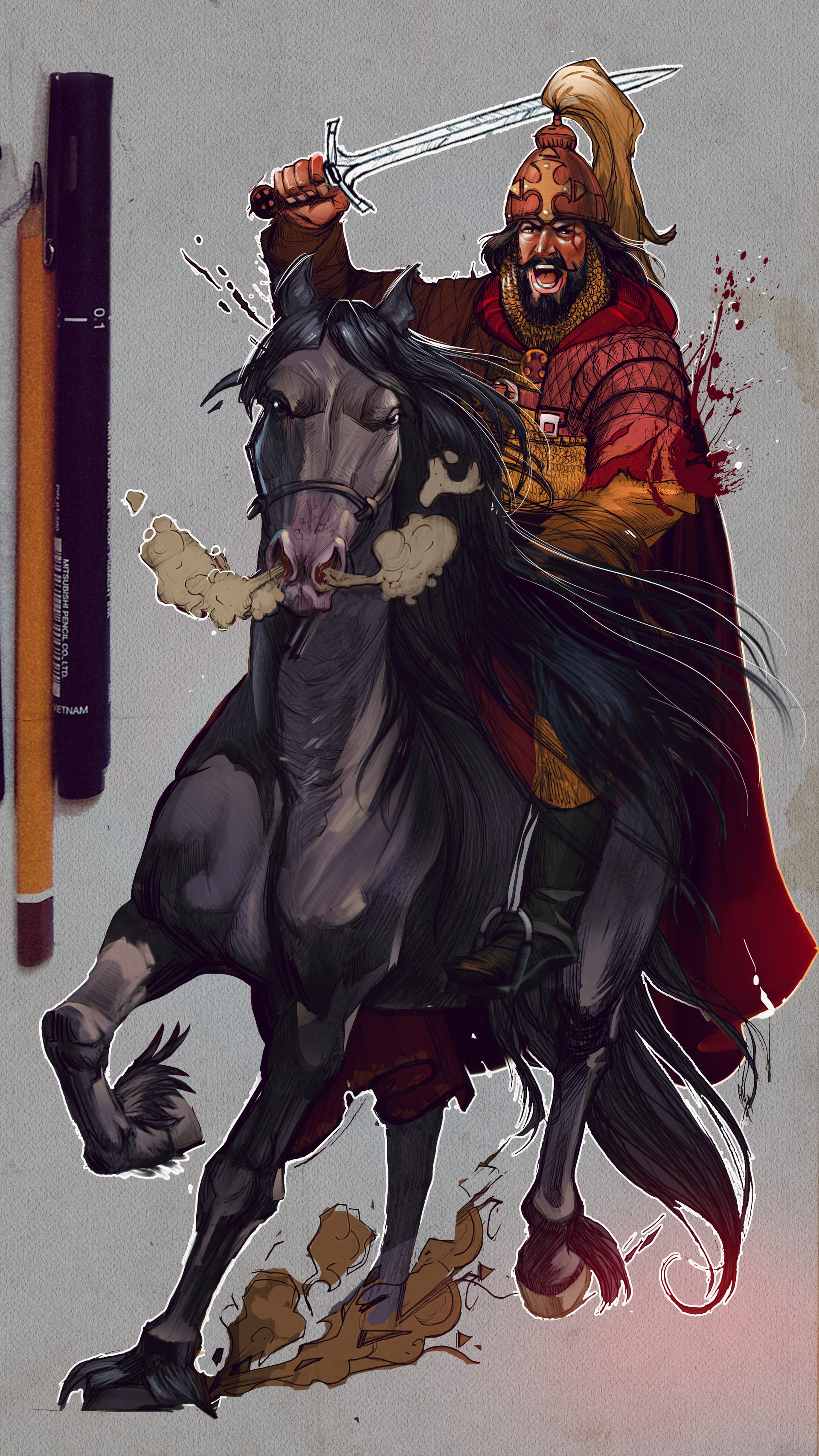 ArtStation - ,,Han Tervel's attack''