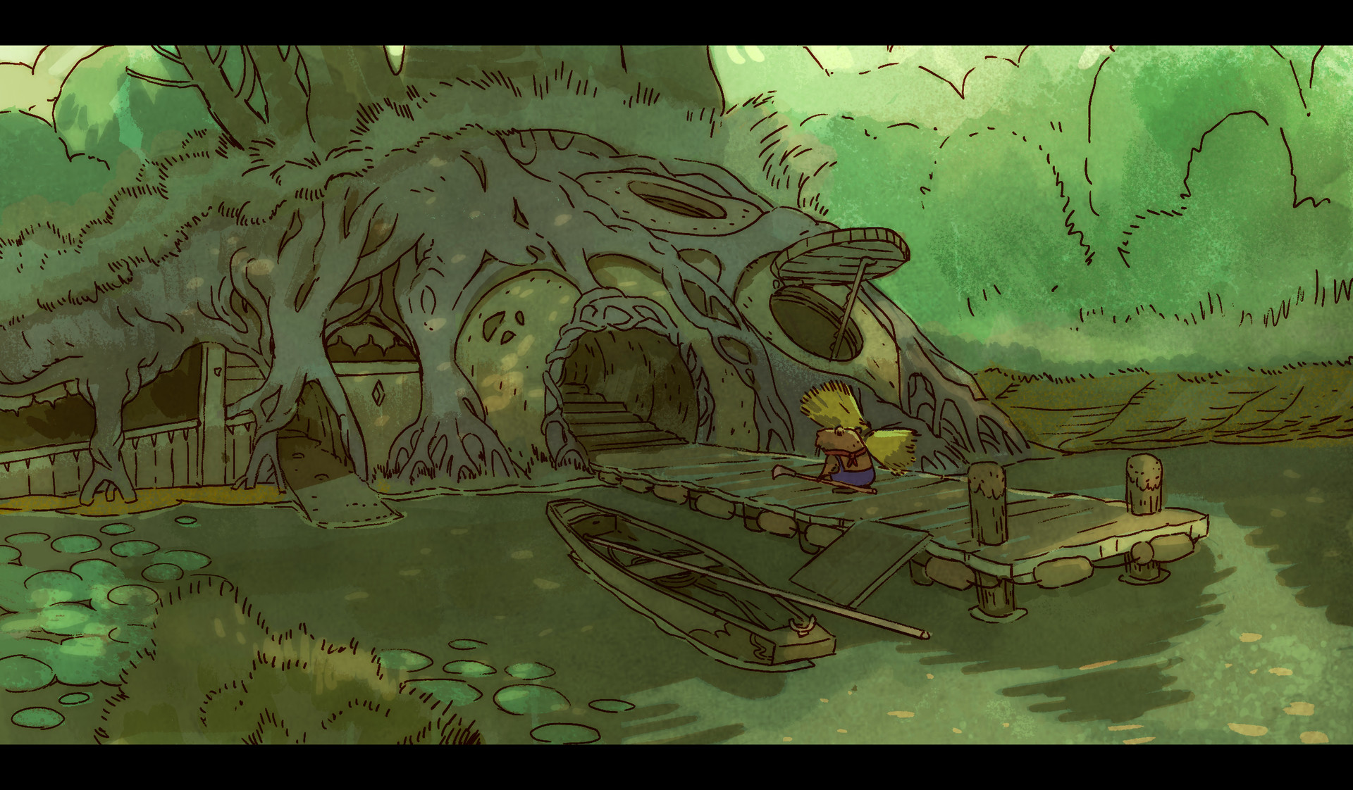 ArtStation - river life