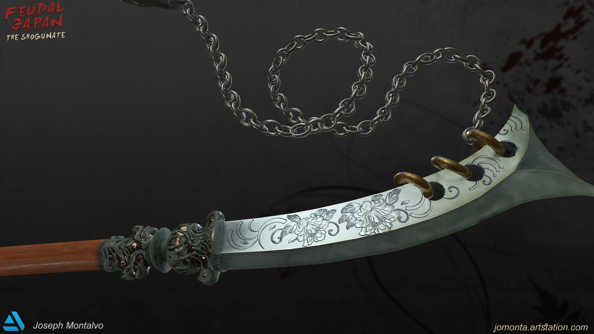 Joseph Montalvo - Warlord Naginata- Feudal Japan Prop Entry