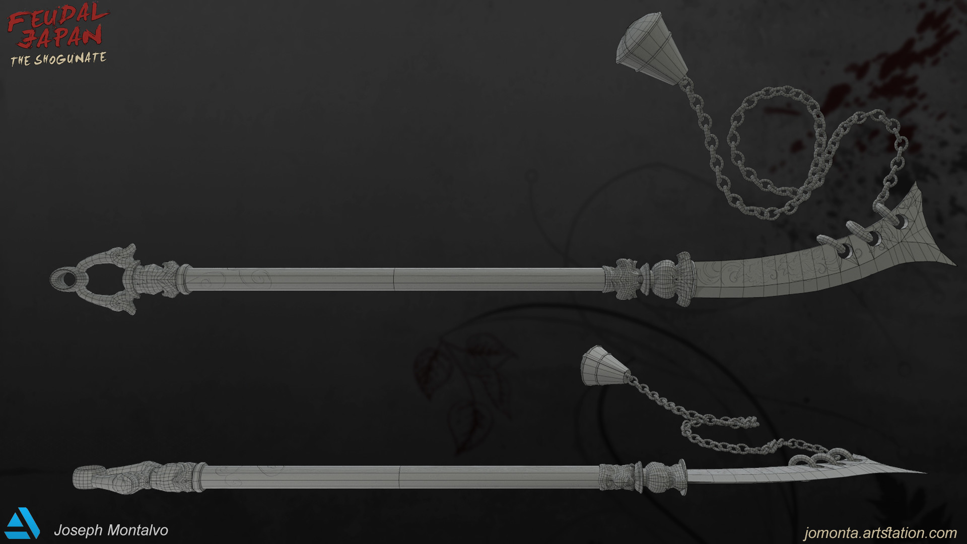 Joseph Montalvo - Warlord Naginata- Feudal Japan Prop Entry