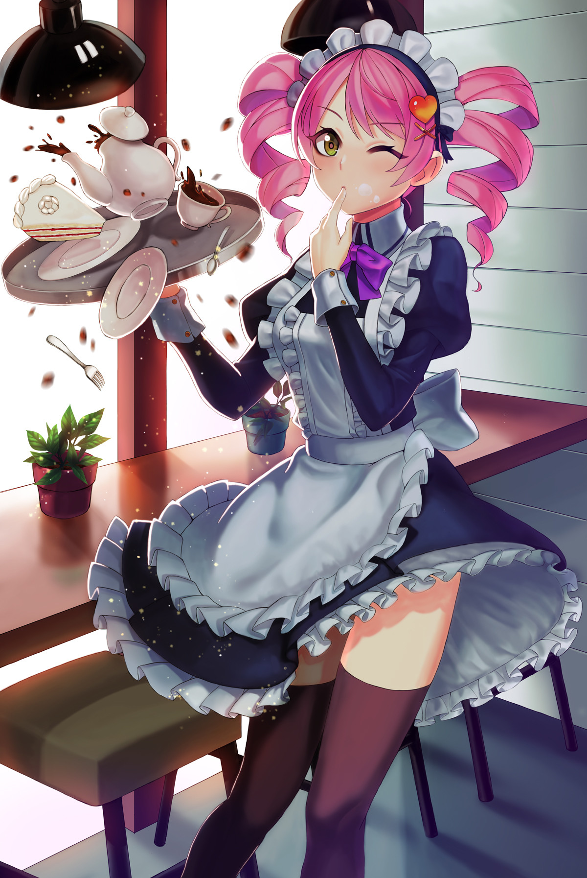 Artstation The Naive Maid Girl