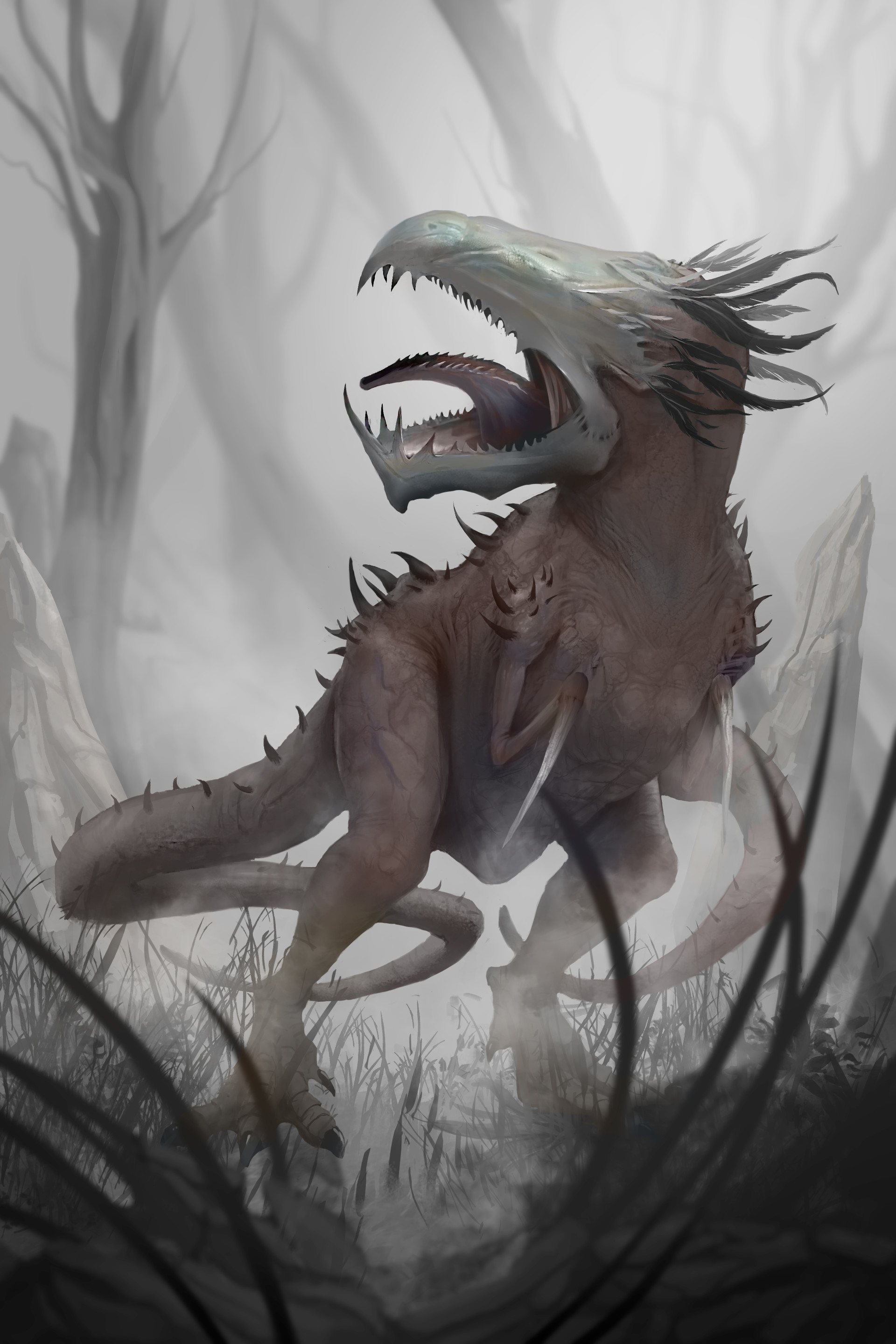 Creepy Creatures Drawings