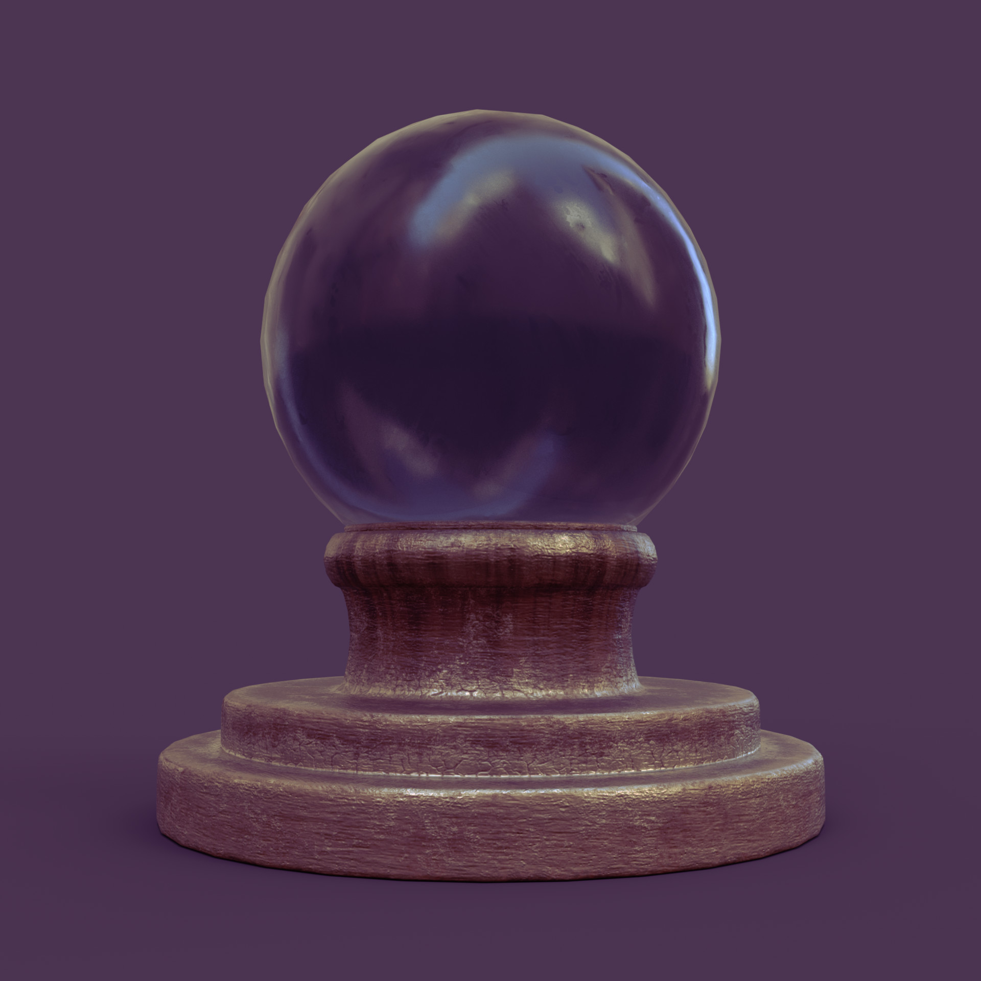 ArtStation - Crystal orb prop experiment