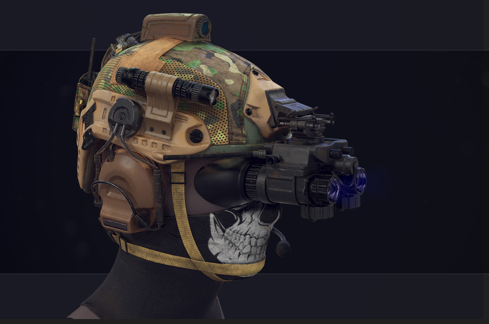 ArtStation - Combat helmet