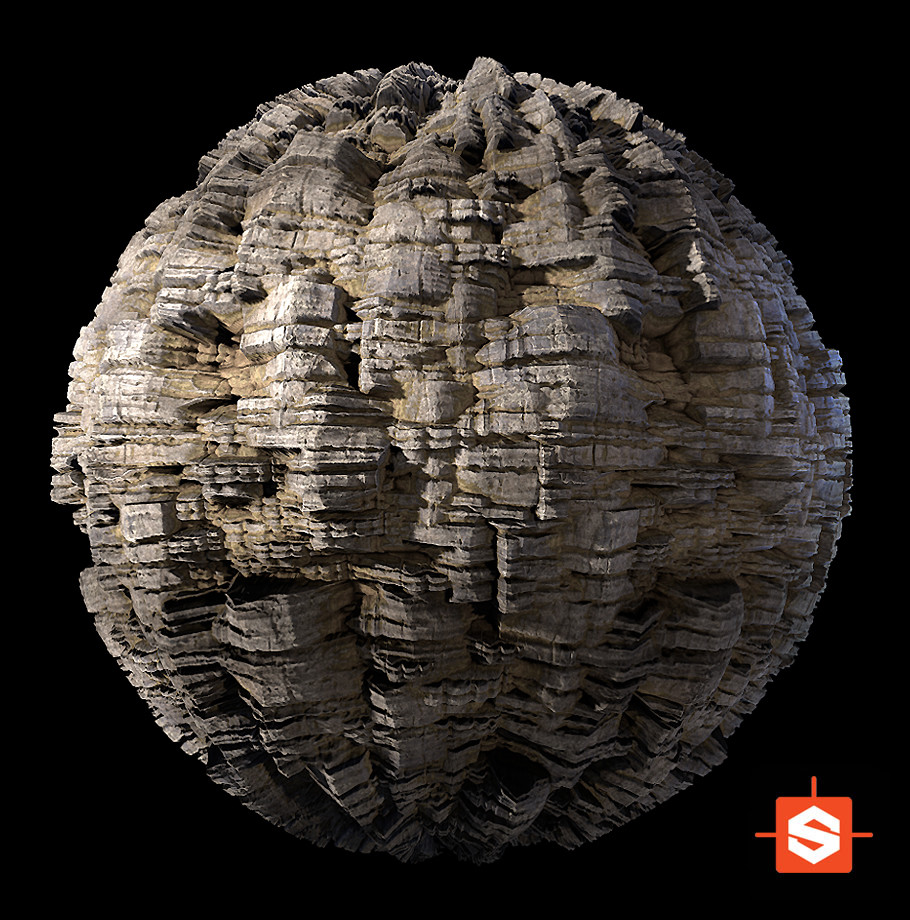 ArtStation - Substance Designer _ Coastal cliff