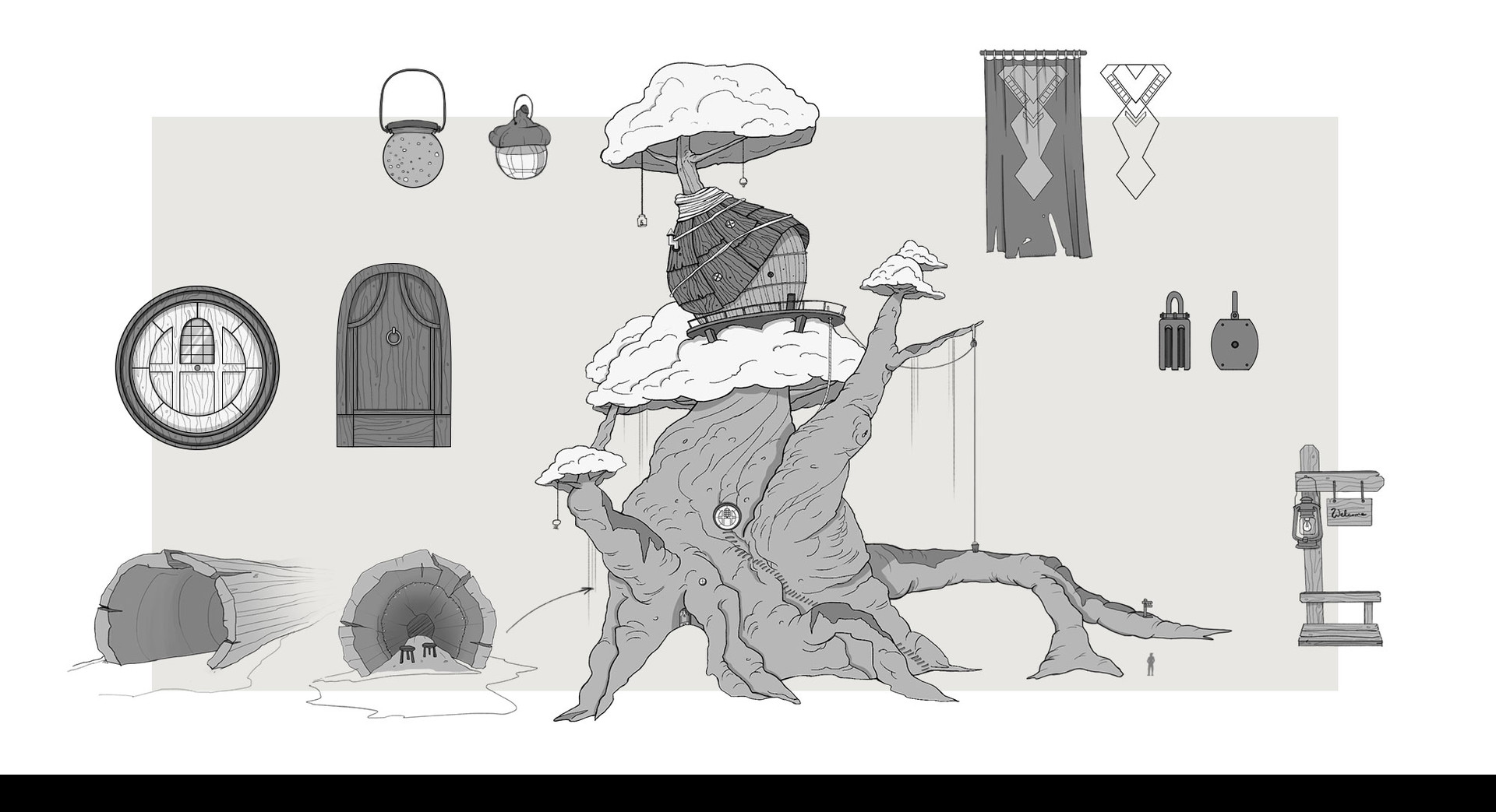 ArtStation - Treehouse Concept