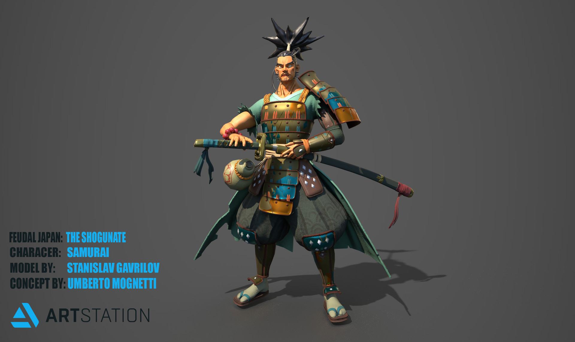 ArtStation - Feudal Japan: Shognate. Samurai