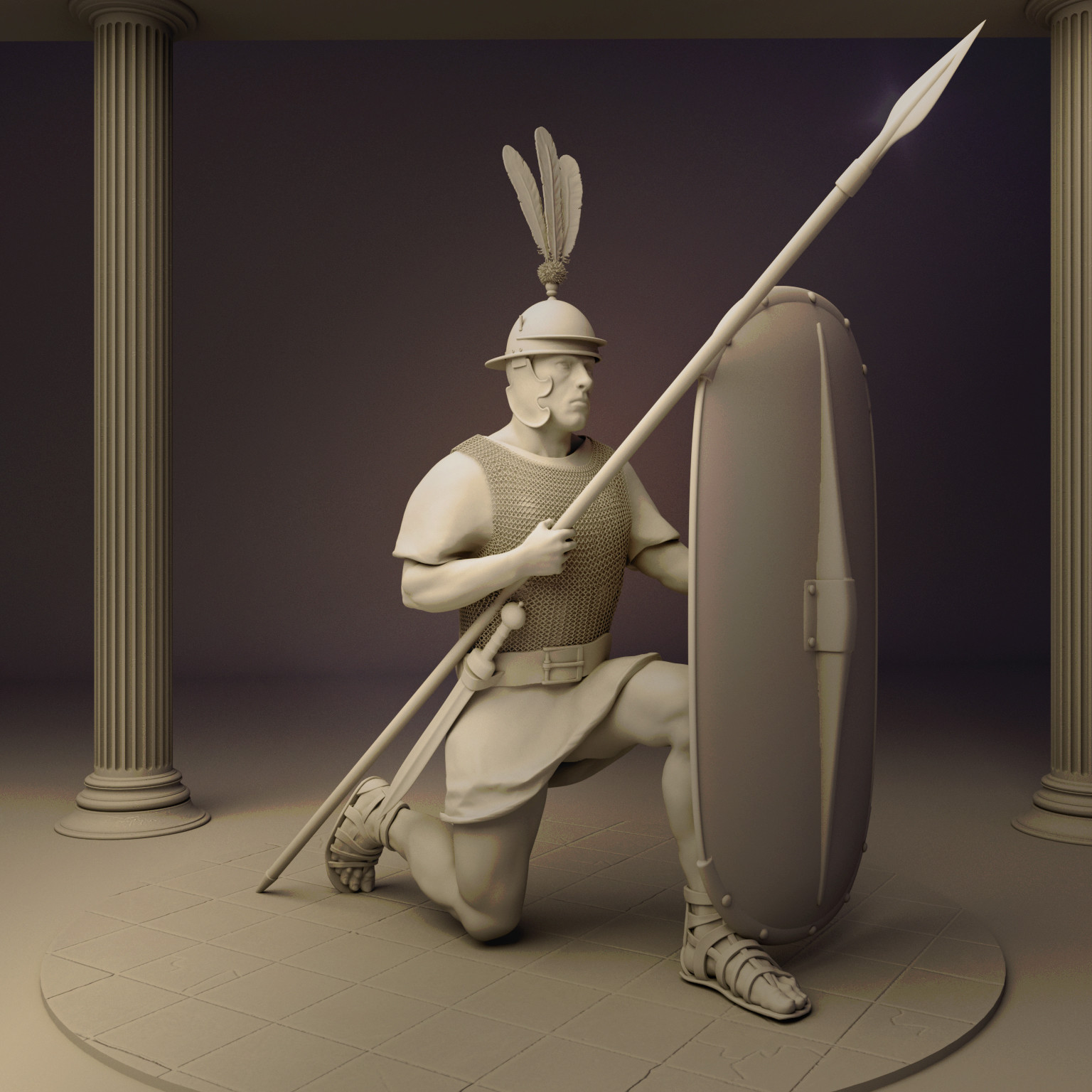 free printable roman soldier
