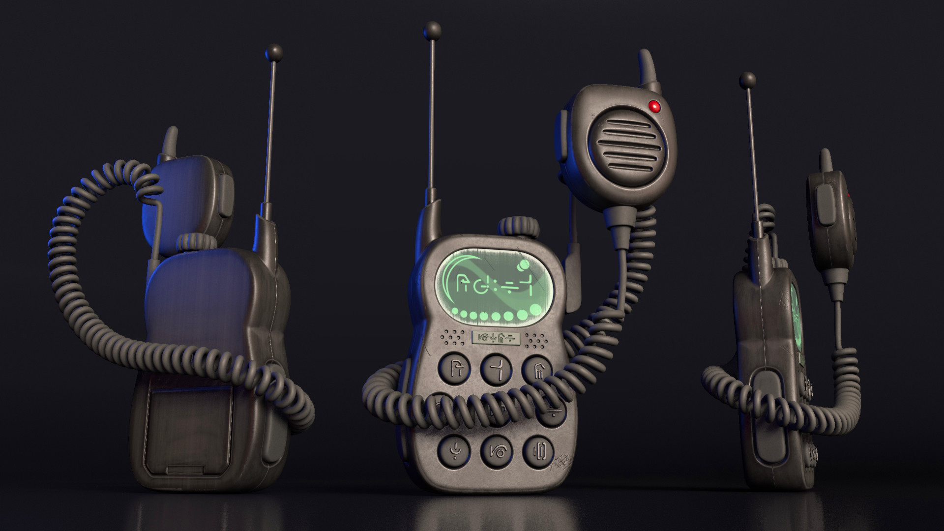 ArtStation - Walkie Talkie - Space Police