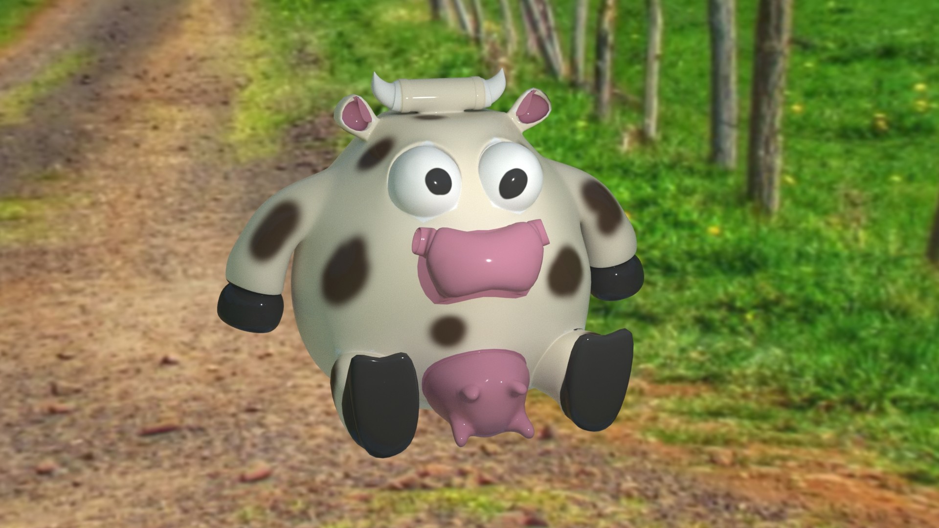 ArtStation - Funny cow (only quads)