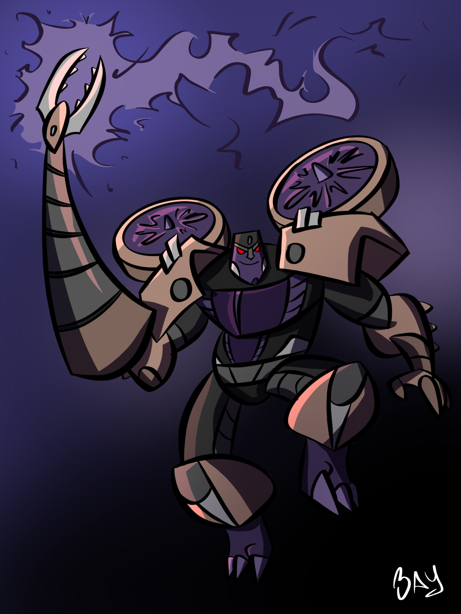 ArtStation - Big Purple Dinosaur